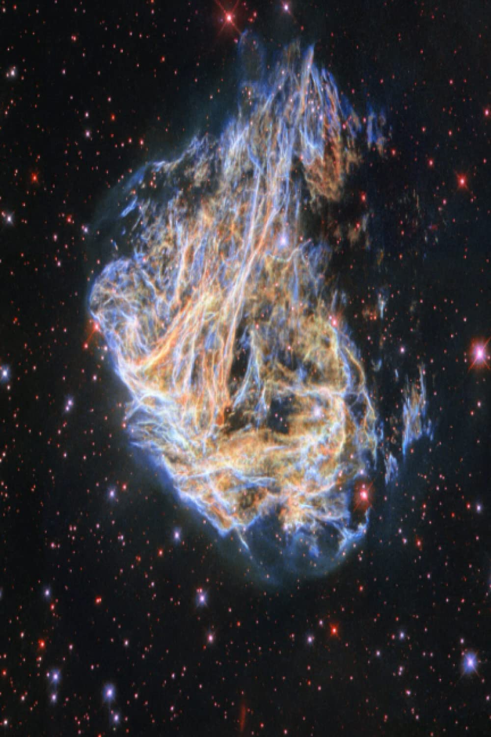 Shreds of the luridly coloured supernova - Deep Field Images of Outer ...