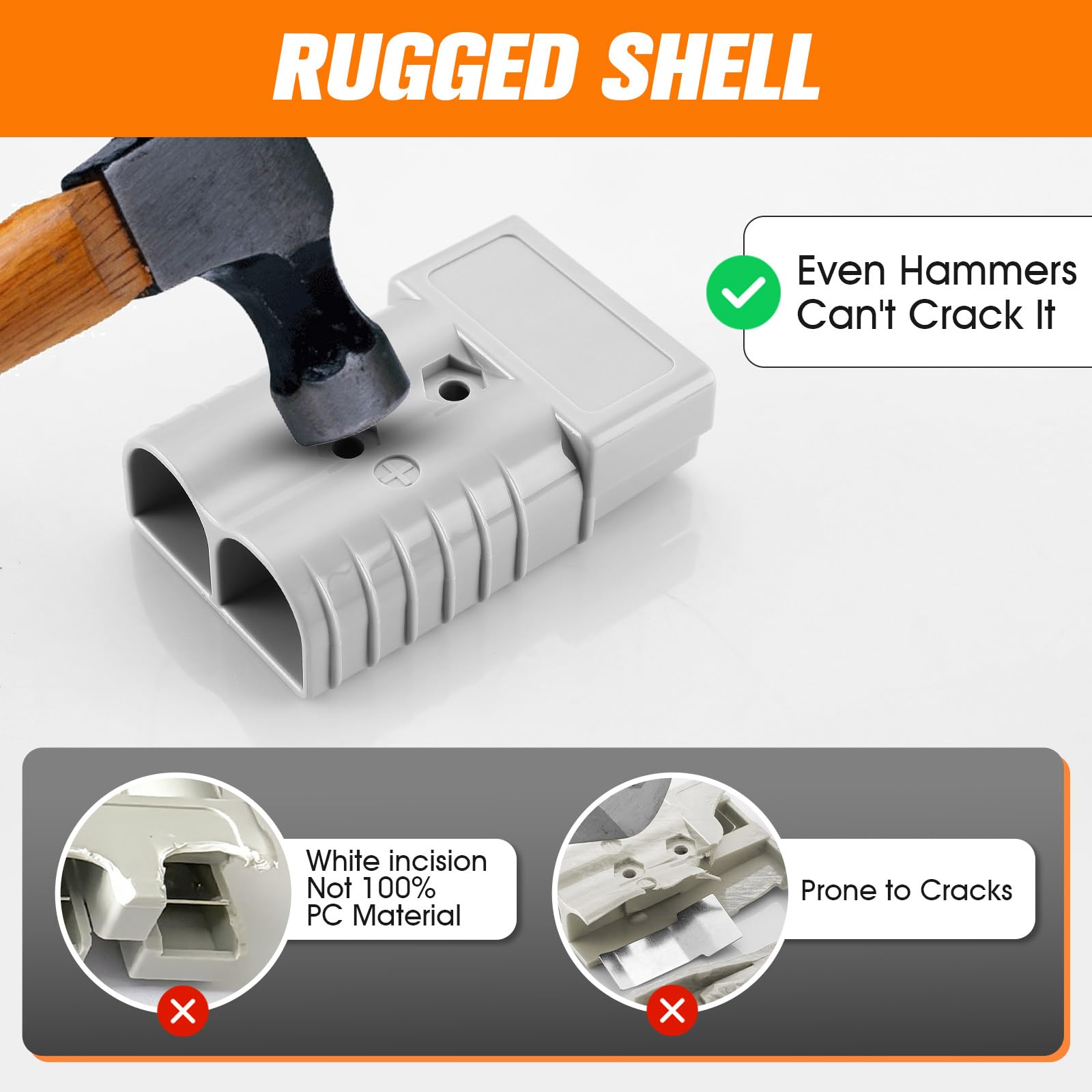 Snapklik.com : Micrl 2 Pcs 2/0 Gauge 350 Amp Battery Quick Connect ...