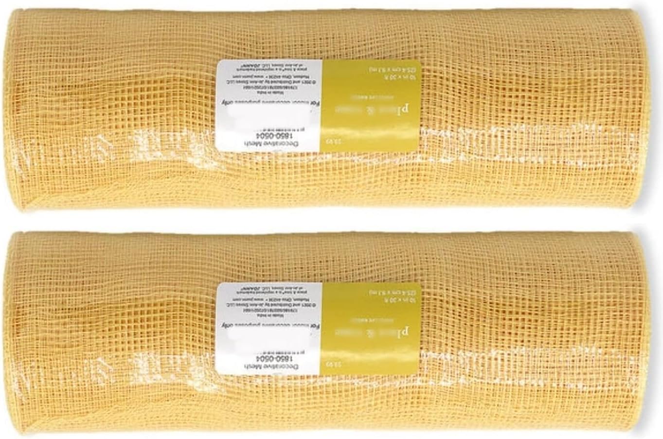 Amazon.com: Sunflower Yellow Mesh Ribbon | 2 Rolls | 10 Yards Each