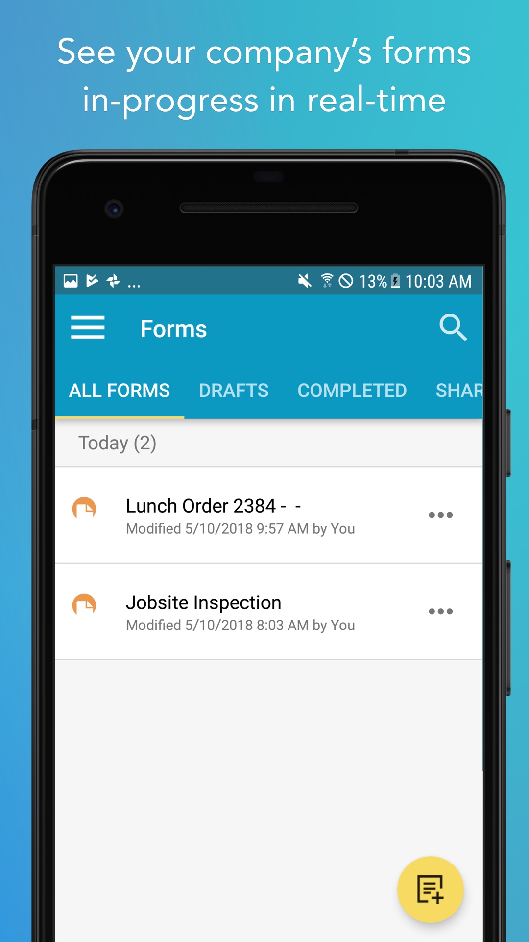 Capture better data with mobile forms - App on the Amazon Appstore