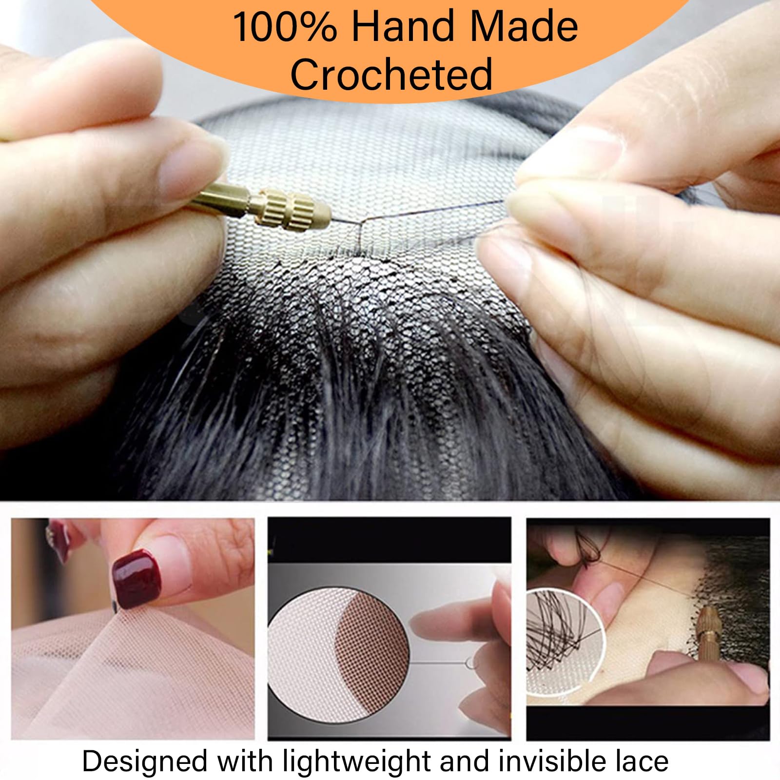 Snapklik.com : Fake Mustache Natural Realistic 100% Human Hair Fake ...