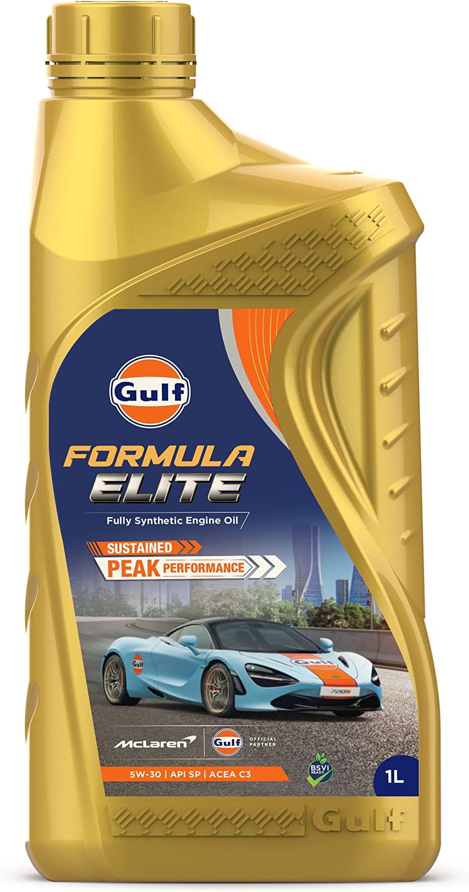 GULF FORMULA ELITE 5W-30 [1L] API SP and ACEA A3 Fully Synthetic Car ...