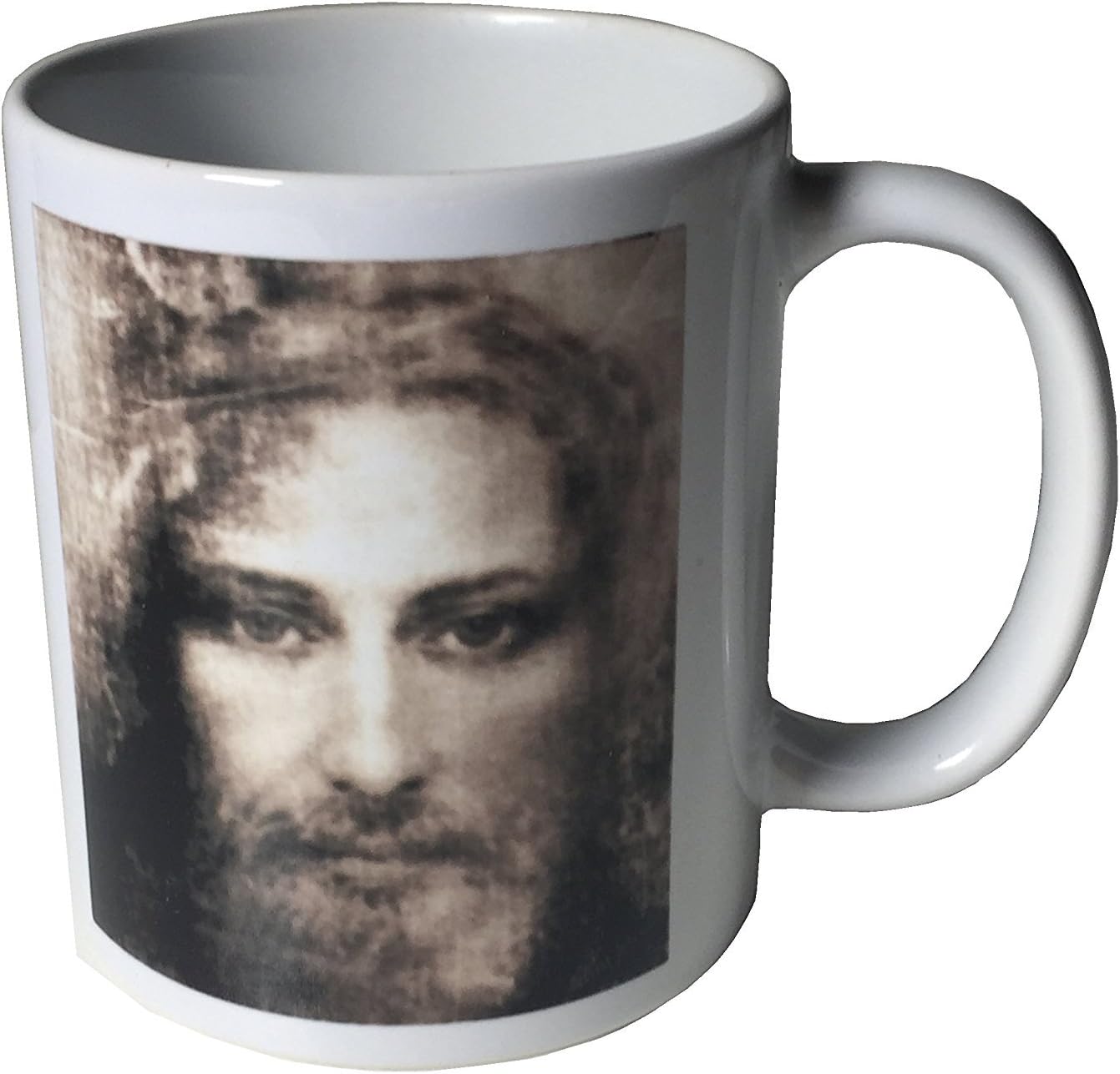 Amazon.com: Jesus Mug with Quote "Everything Vibrates Through ...