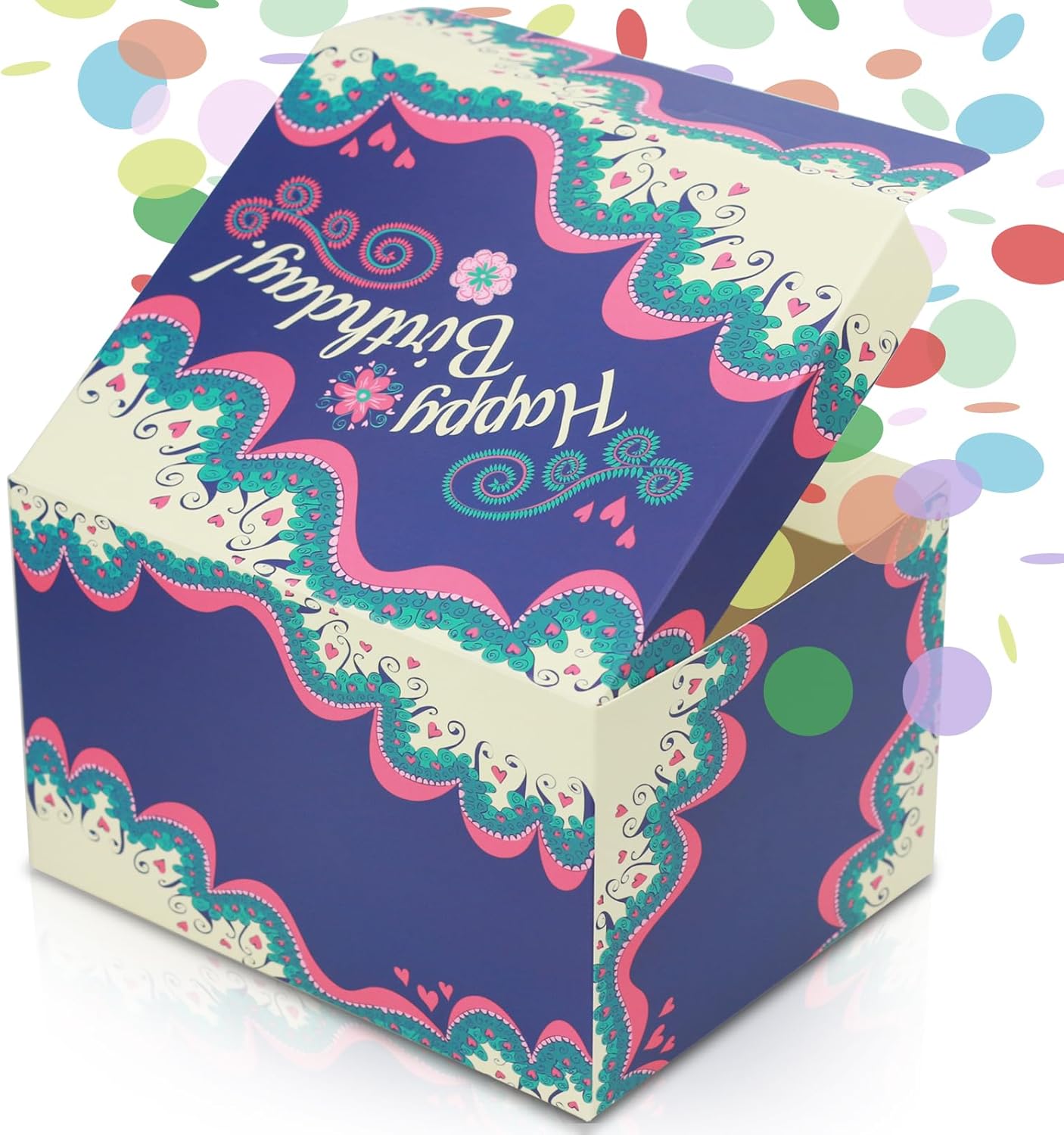 Amazon.com: Exmagous Surprise Gift Box Explosion Gift Wrap Box Confetti ...