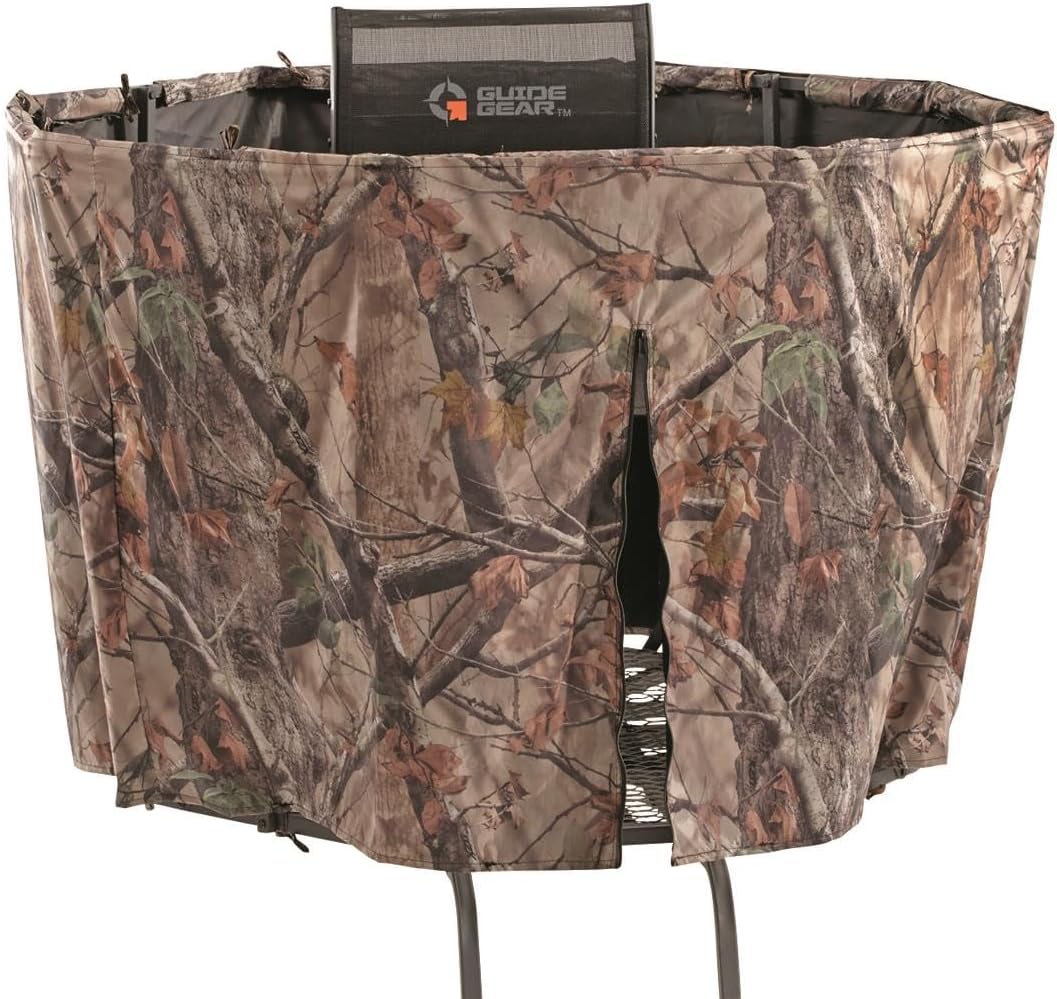 Amazon.com : Guide Gear Half Hunting Blind Enclosure 20' Tripod Deer ...