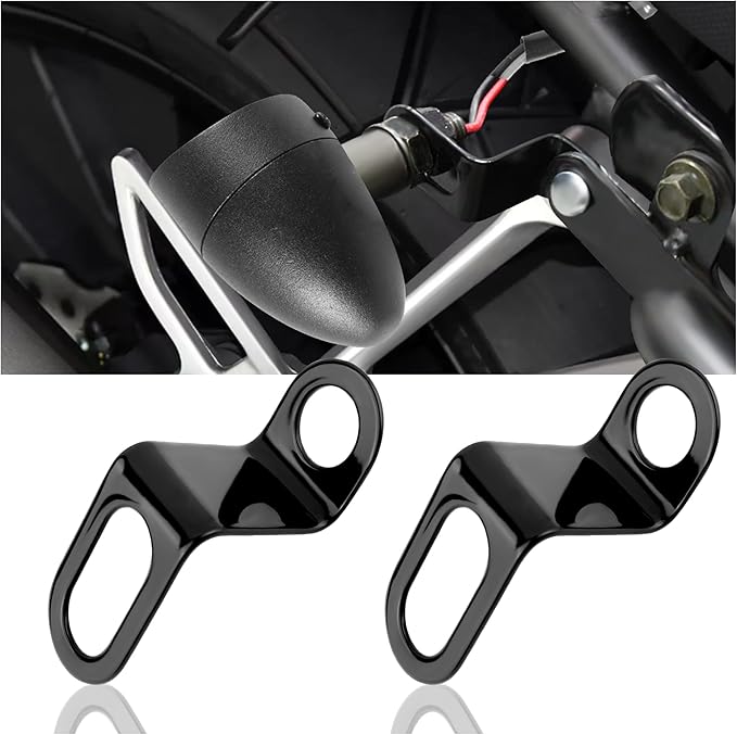 Amazon.com: 2PCS Rear Motorcycle Turn Signal Bracket,L-Shape Metal ...
