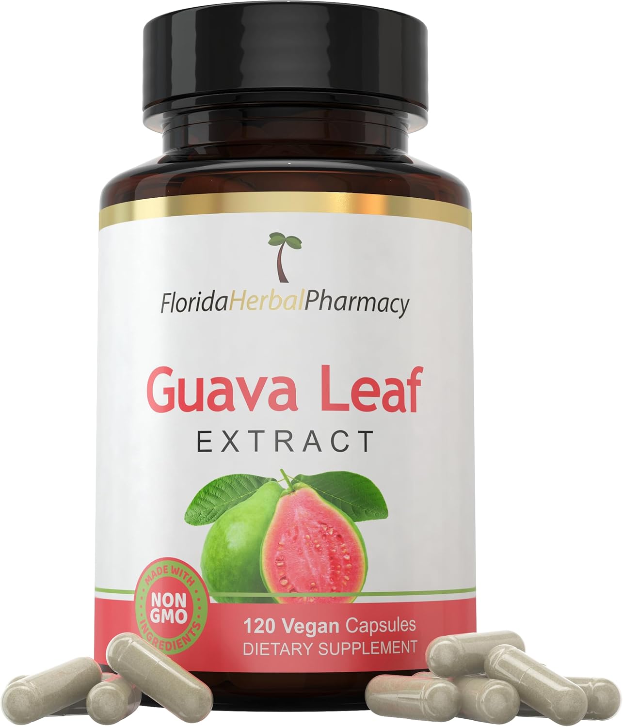 Amazon.com: Florida Herbal Pharmacy, Guava Leaf Extract Capsules 10:1 ...