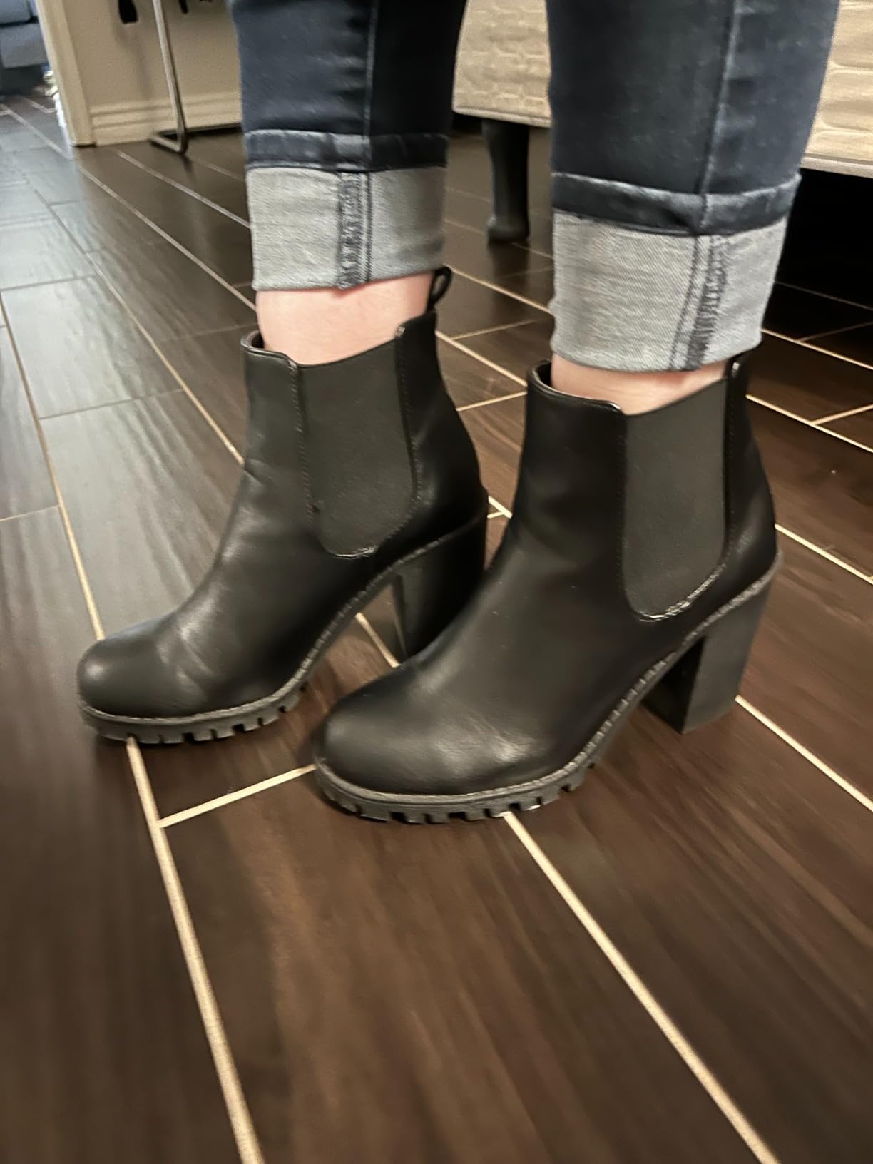 $6/mo - Finance Soda Glove - Ankle Boot w/Lug Sole Elastic Gore and ...