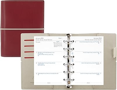 Amazon.com : Filofax The Original Organizer, A5 Size, Pillarbox Red ...