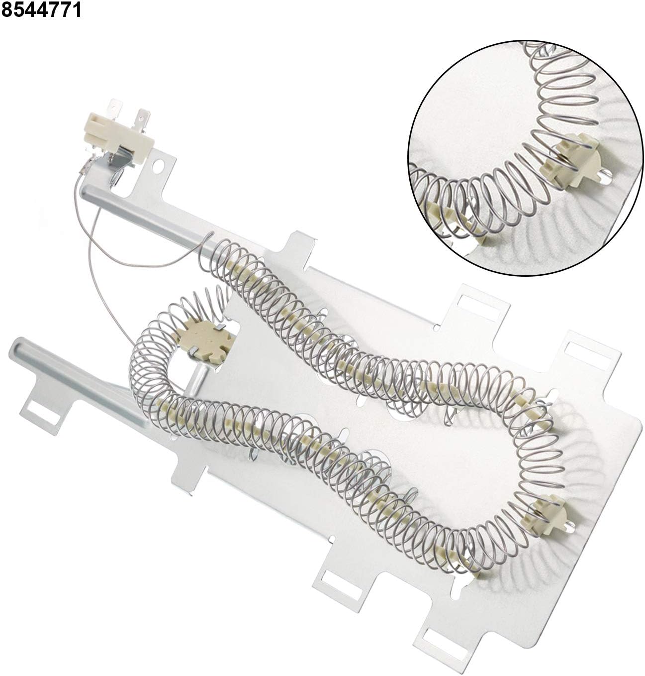 Buy 8544771 Dryer Heating Element, 279973 3392519 Thermal Fuse and ...