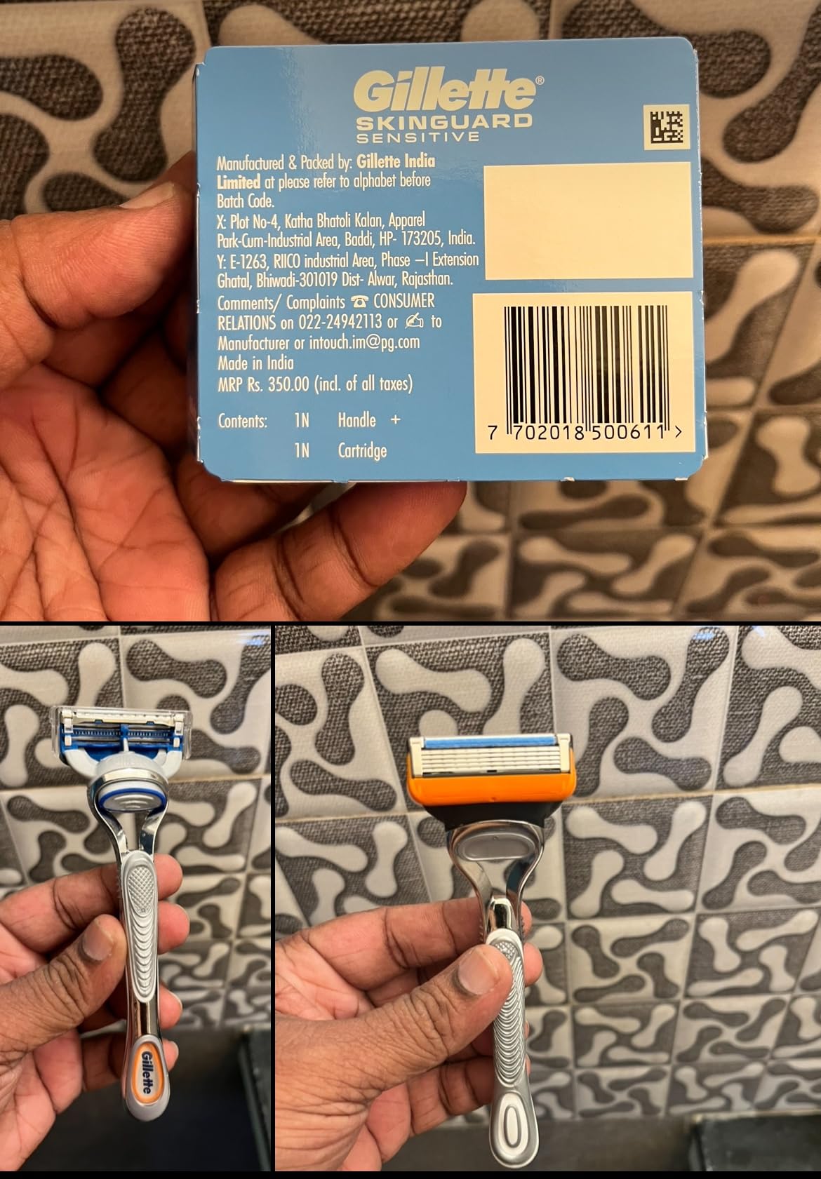 Gillette Skinguard Razor, 1 Pc - Men : Amazon.in: Health & Personal Care