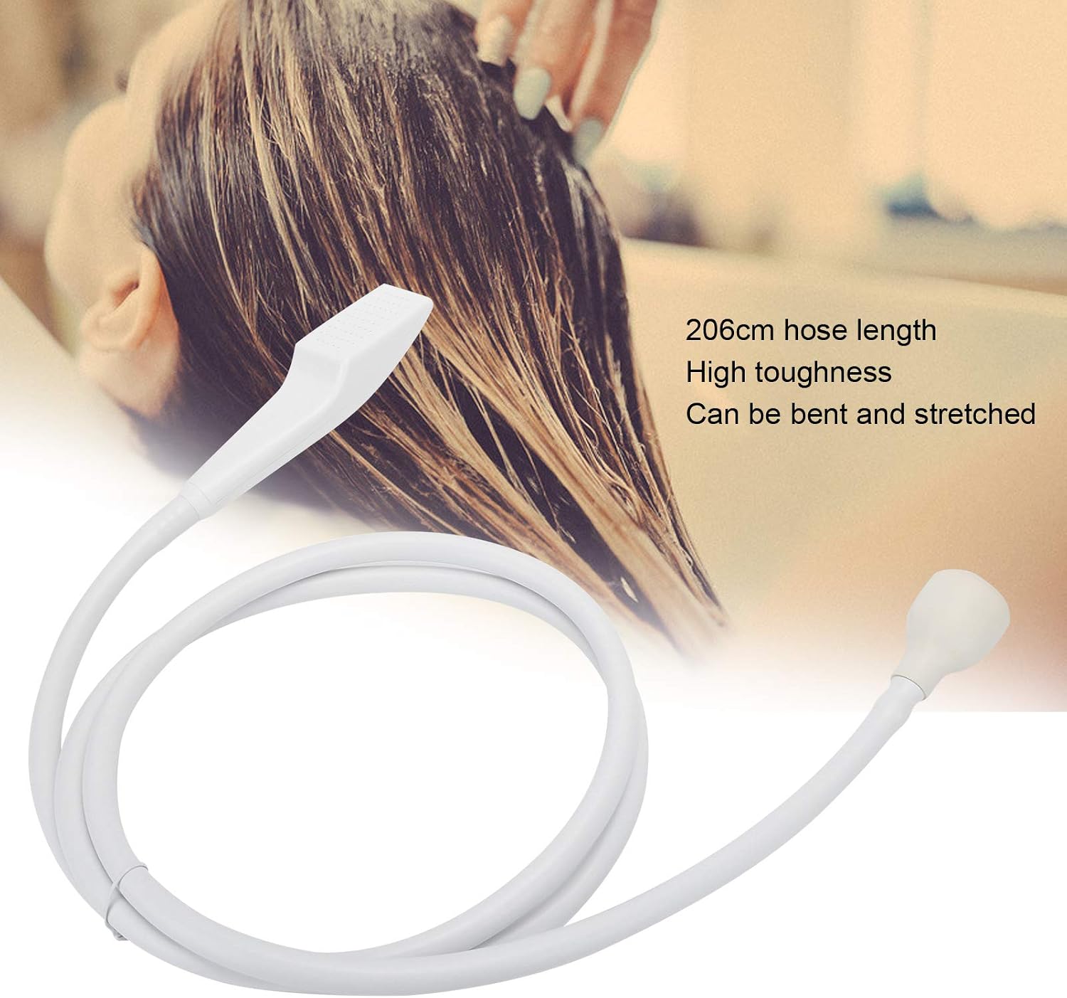Portable Rubber Hose, Shampoo Spray Hose, Shampoo Bed Shower Nozzle ...