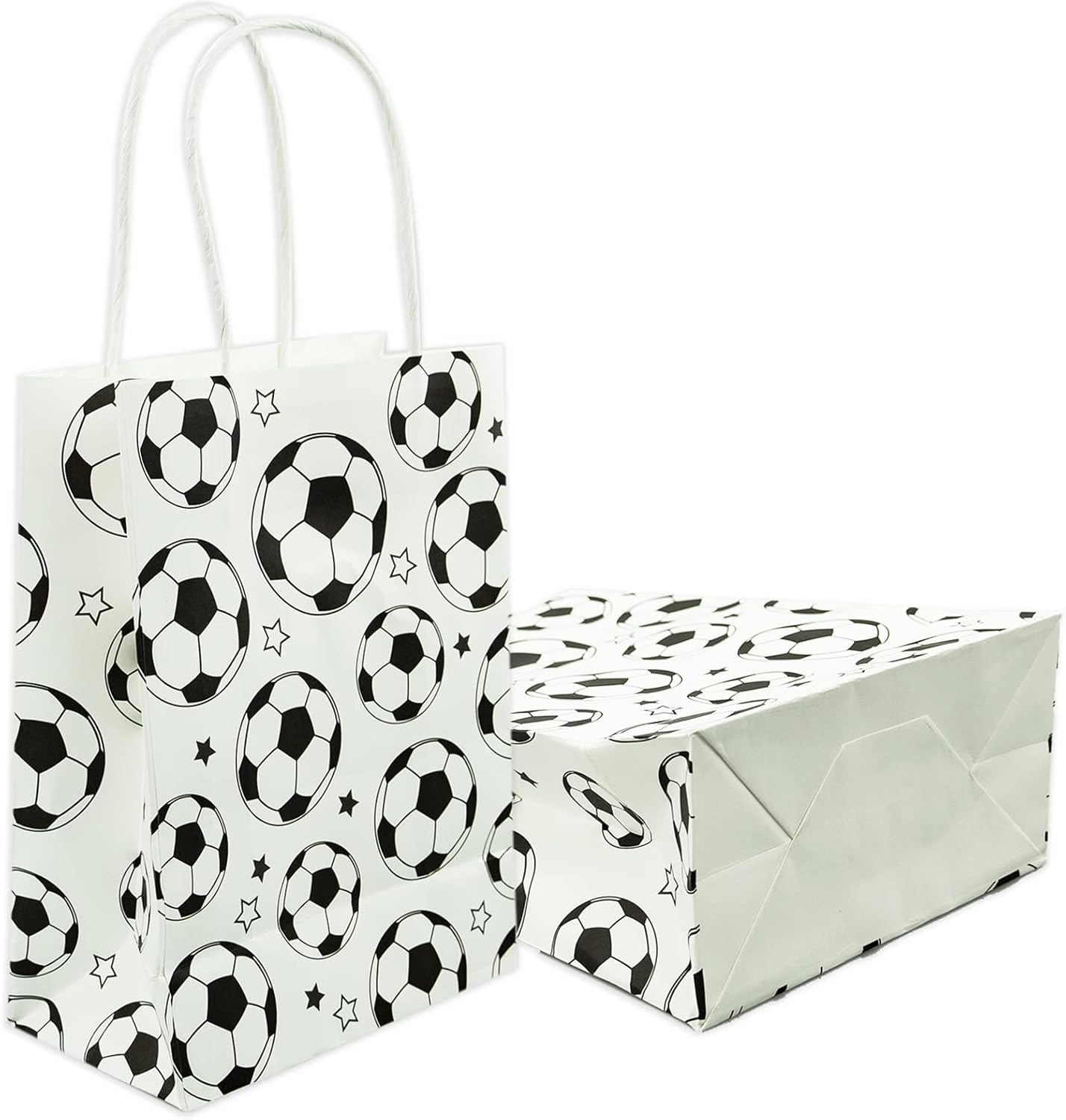 HXMJIED 12Pcs Soccer Goodie Bags, Paper Soccer Snack Gifts Bags, Soccer ...