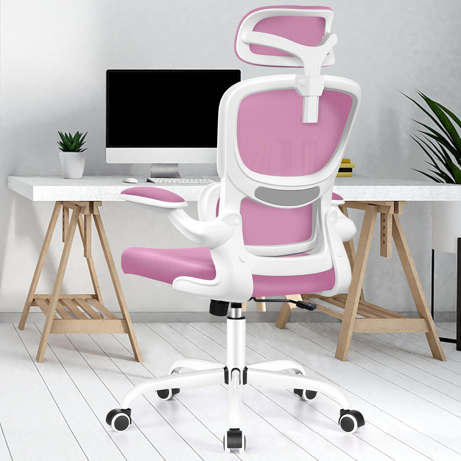 Amazon.com: Razzor Ergonomic Office Chair, High Back Mesh Desk Chair ...