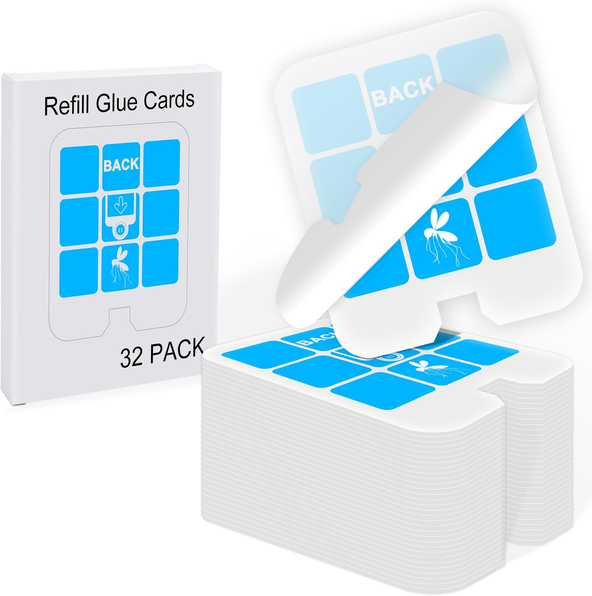 Amazon.com : Cleanuper 24-Pack Replacement Glue Cards for Models SH502 ...