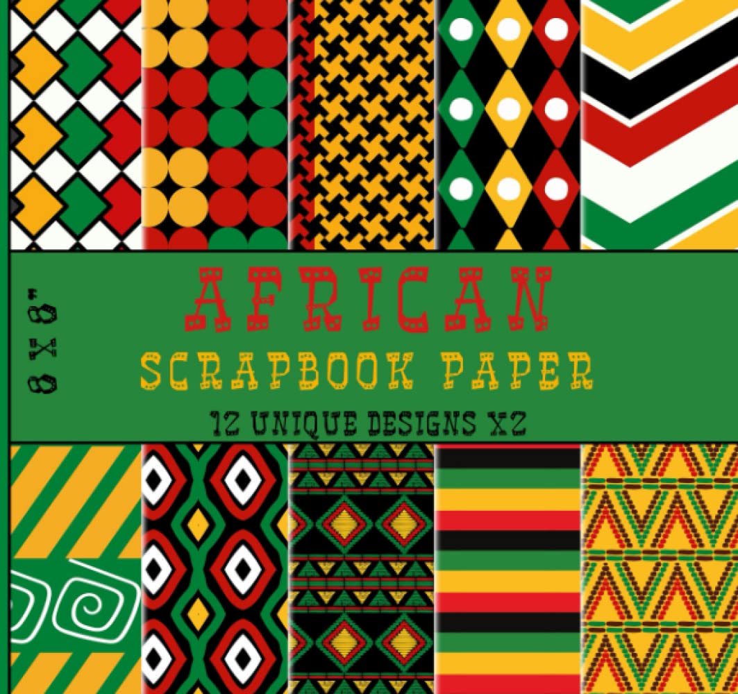 African Scrapbook Paper: Crafting Supplies for Black History Month ...