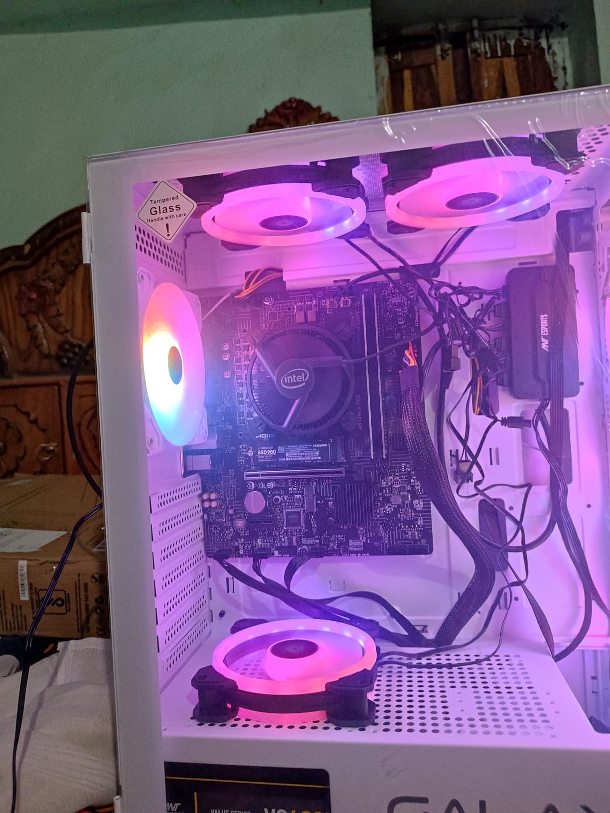 Amazon.in: Buy Galax (Rev-06W) Revolution 06 White with 4 RGB Fans ...