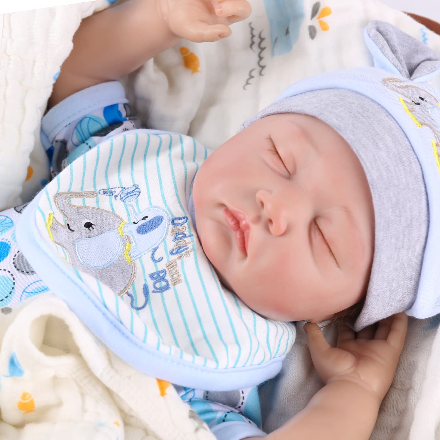 Buy Kaydora Reborn Baby Doll, 22 Inch Lifelike Newborn Baby Doll Boy ...