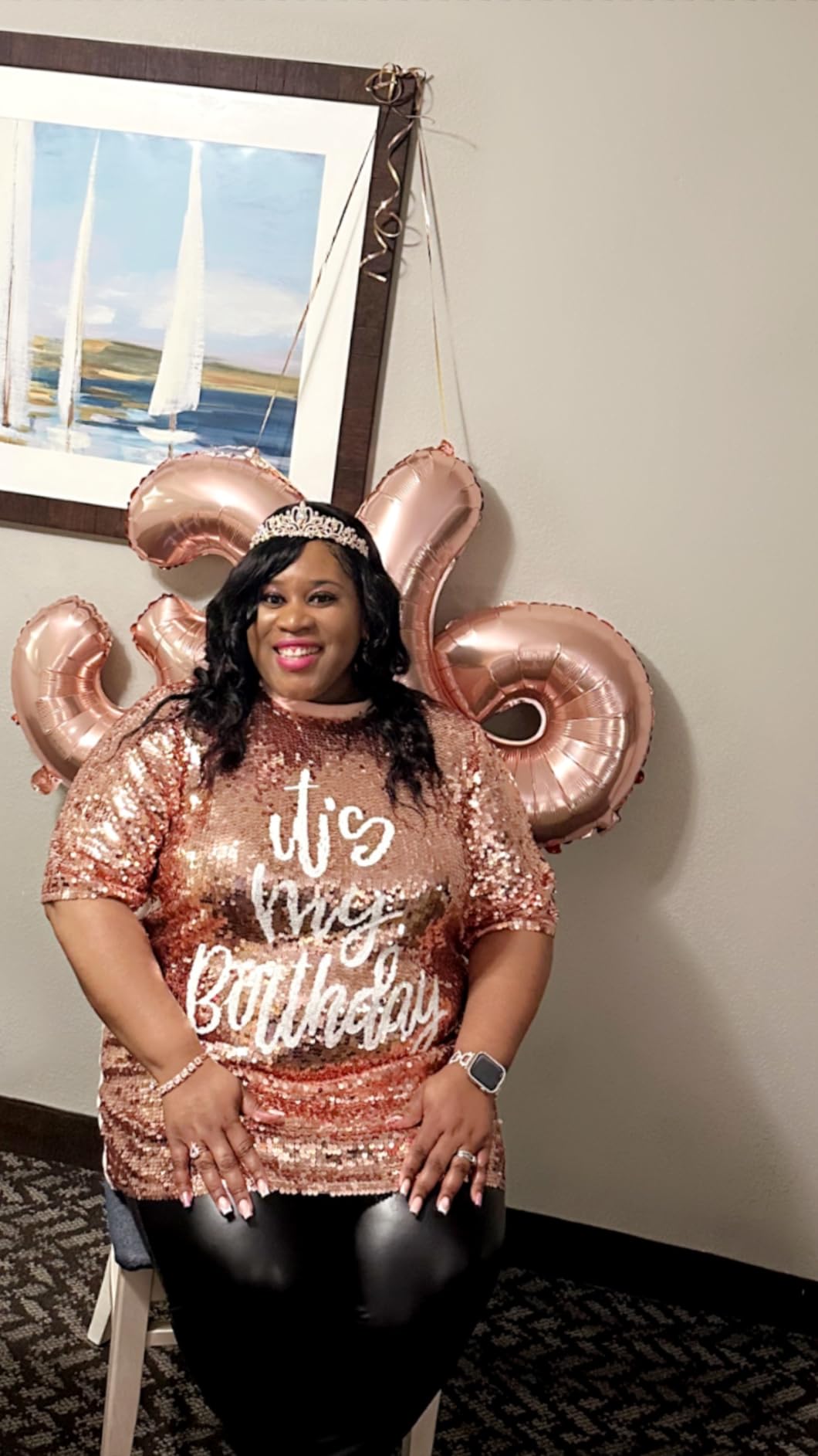 Amazon.com: Rose Gold Number 36 Balloons 32" Foil Number Balloon 36th ...
