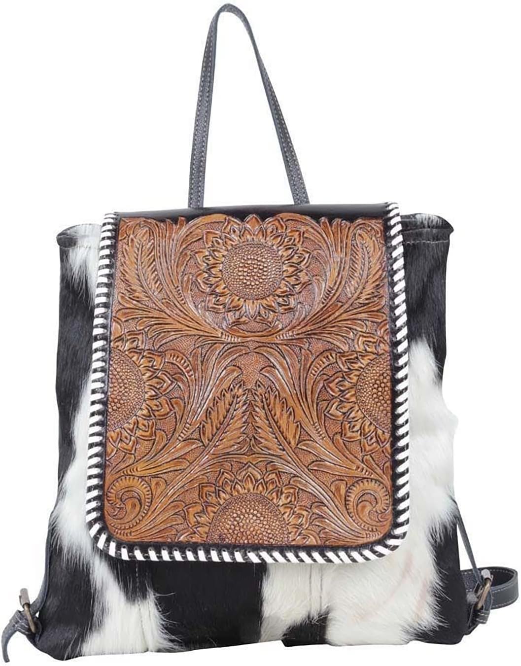 Amazon.com: Myra Bag Western Canvas Backpack Bag for Women - Upcycled ...