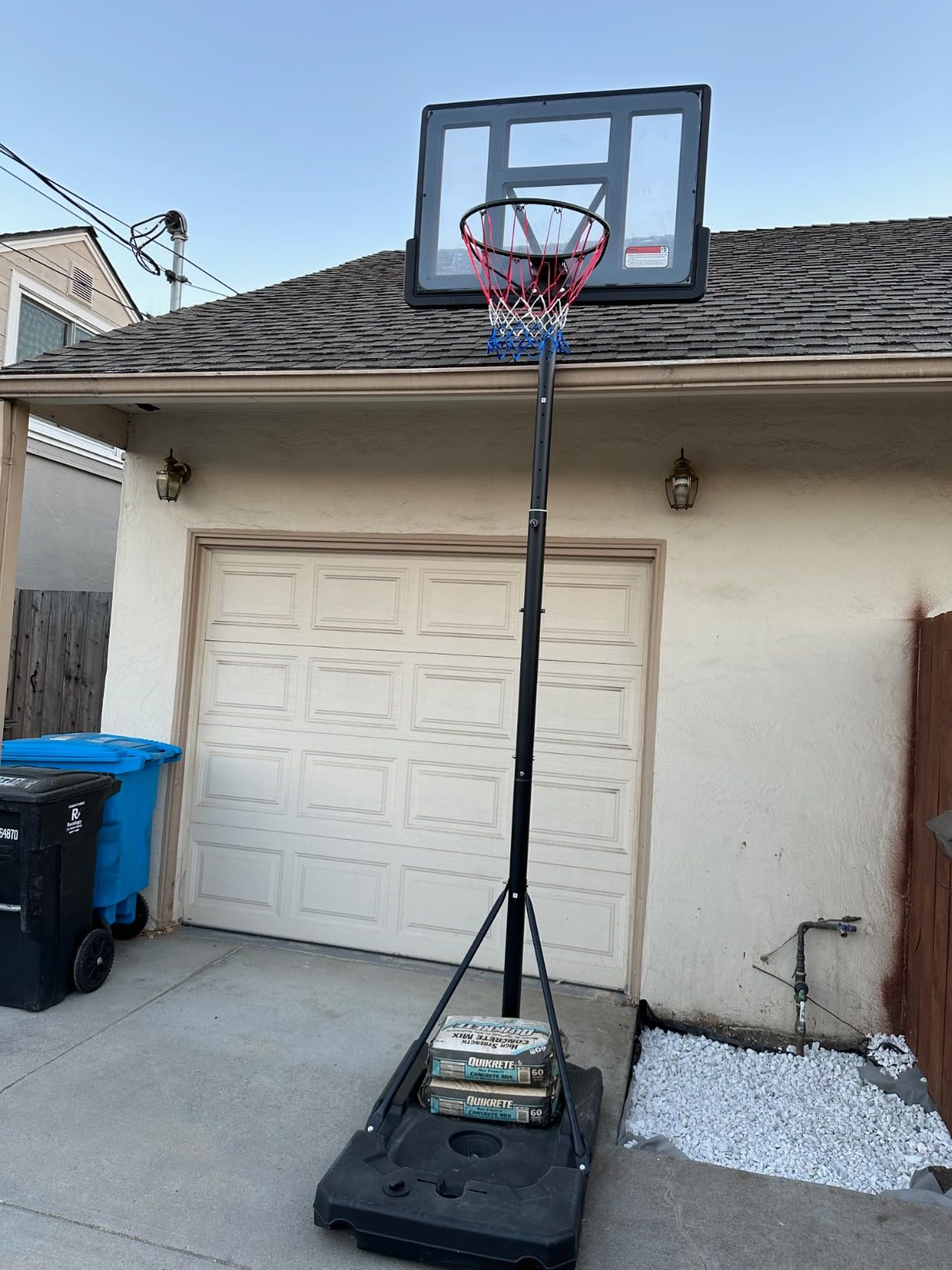 $32/mo - Finance WIN.MAX Basketball Hoop Outdoor 3.8-10ft Adjustable ...