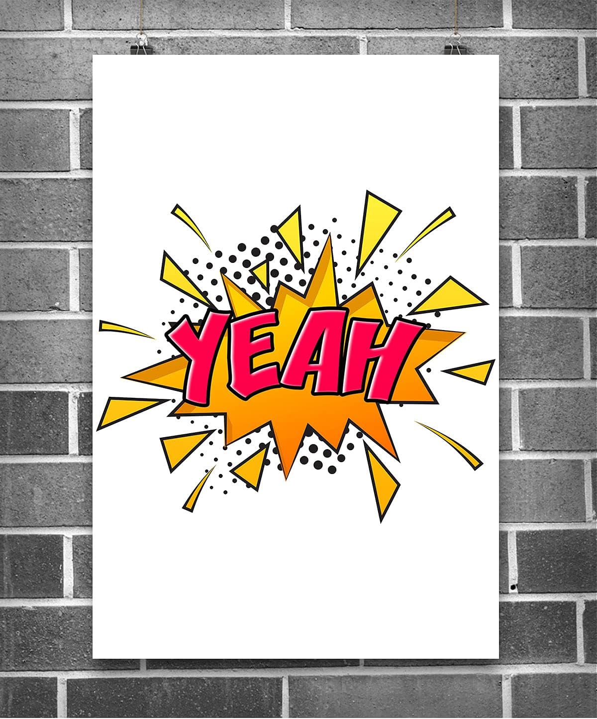 Amazon.com: Yeah.Kids Wall Art, Inspirational Quote for Kids Posters ...