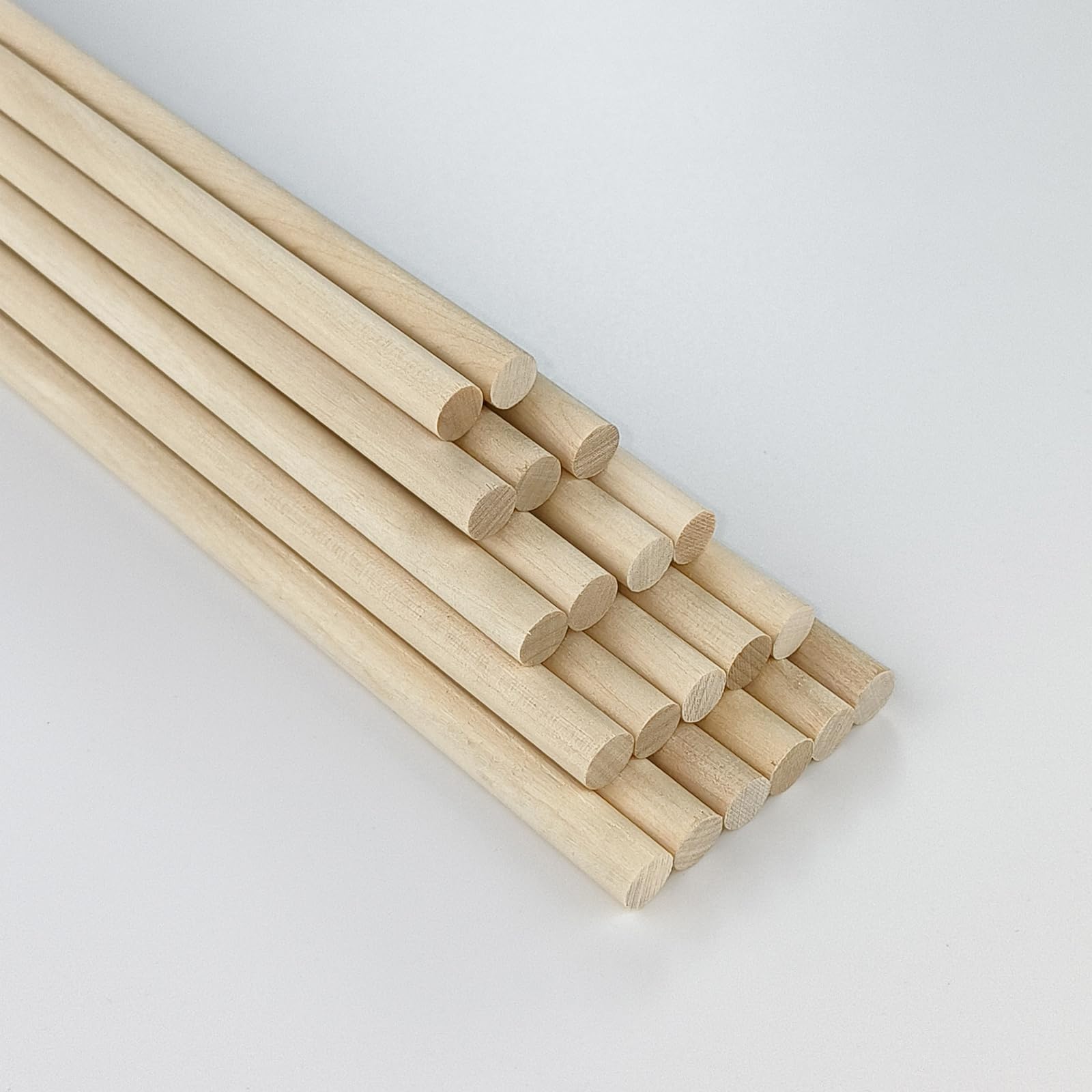 Amazon.com: 5/16 x 16 inch, Wooden Dowel Rods, Unfinished Wood Round ...