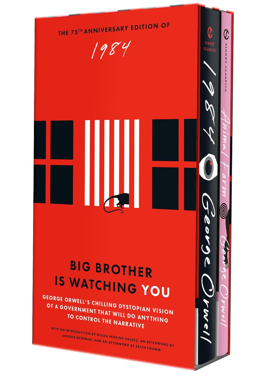 George Orwell 2-Book Boxed Set: 1984 and Animal Farm: Orwell, George ...