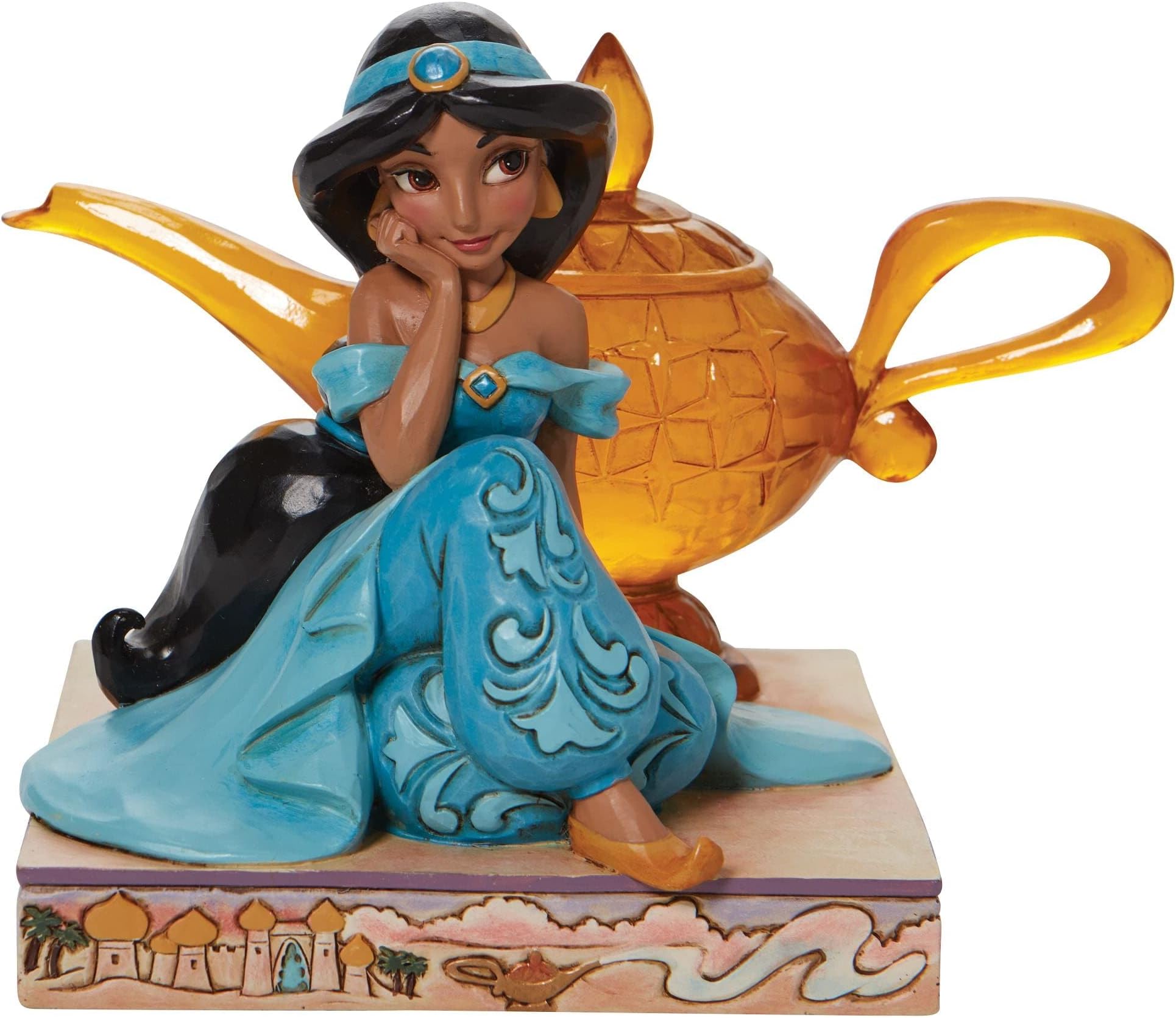Amazon.com: Jim Shore Disney Traditions Jasmine and Aladdin Wedding ...