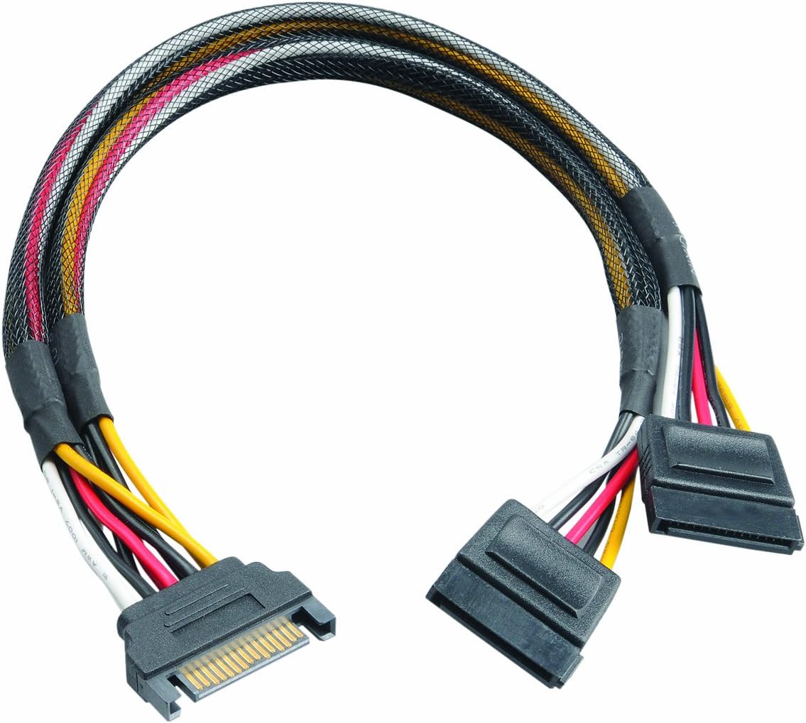 Best Price Square Lead, SATA Power Splitter, 30CM AK-CBPW05-30 by AKASA ...