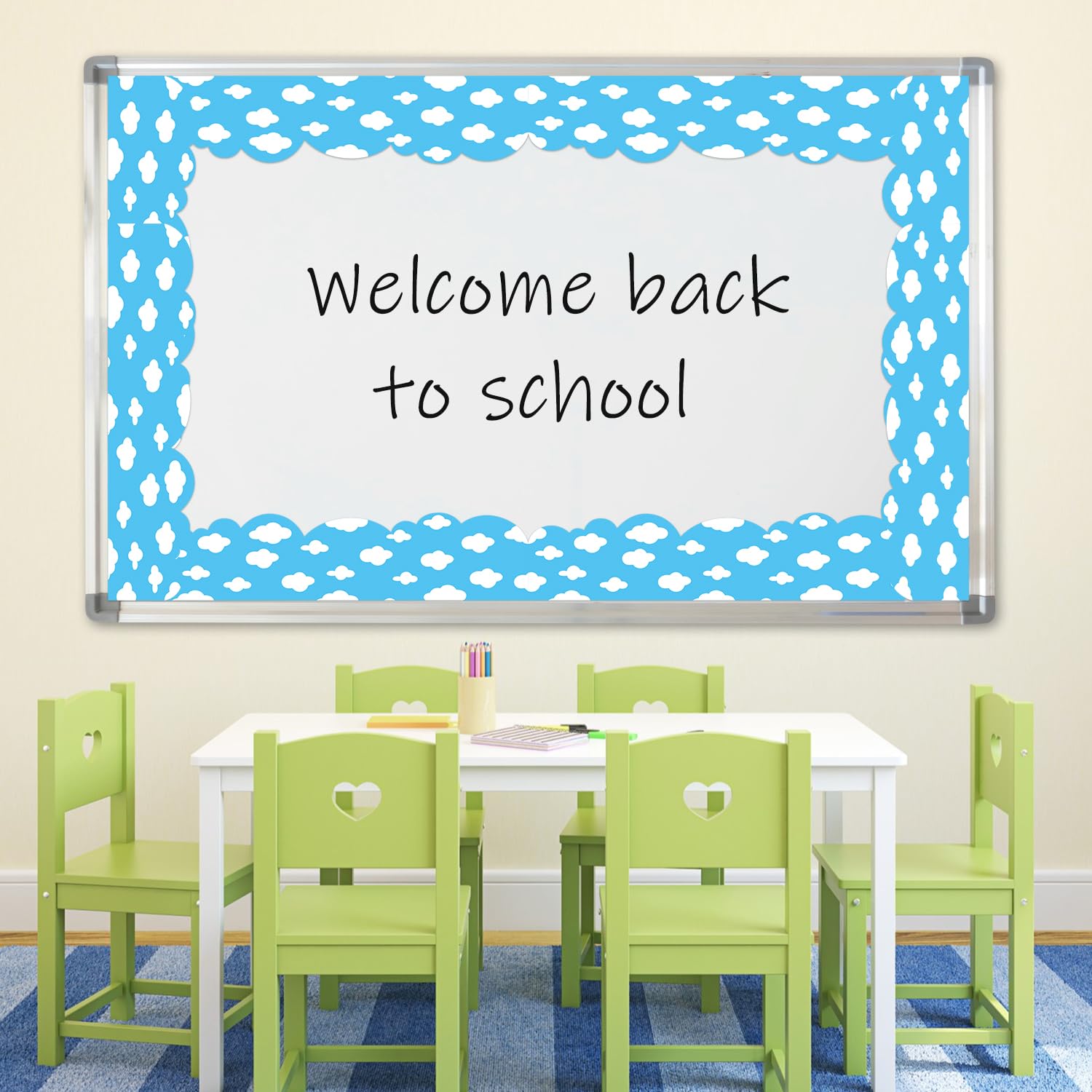 Snapklik.com : 84Pcs Farm Bulletin Board Border Colorful Farm Animals ...