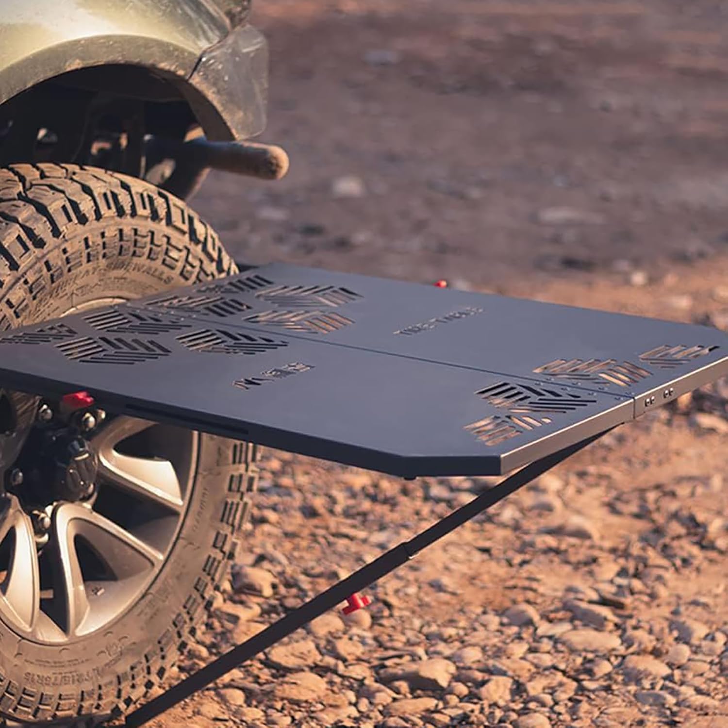 PACUM Portable Iron Car Tire Table, Folding Camping Table, Maximum Load ...