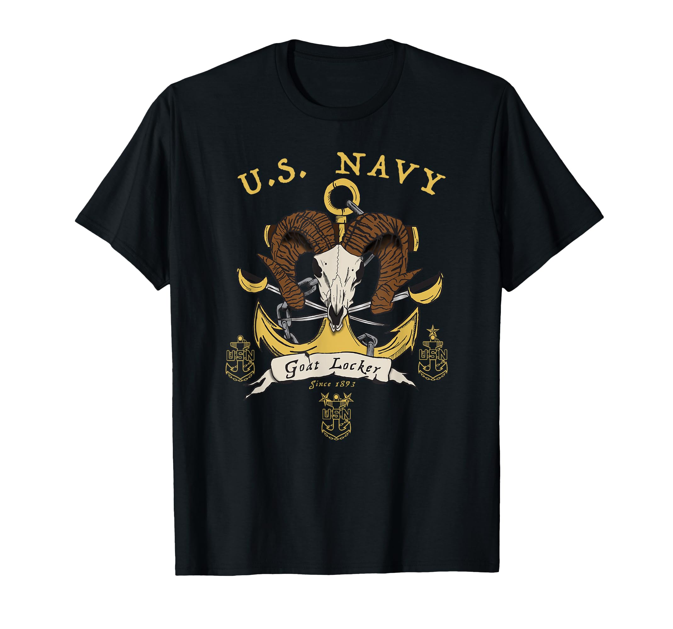 Goat Locker Goatfellas Us Navy Poster Usa Made