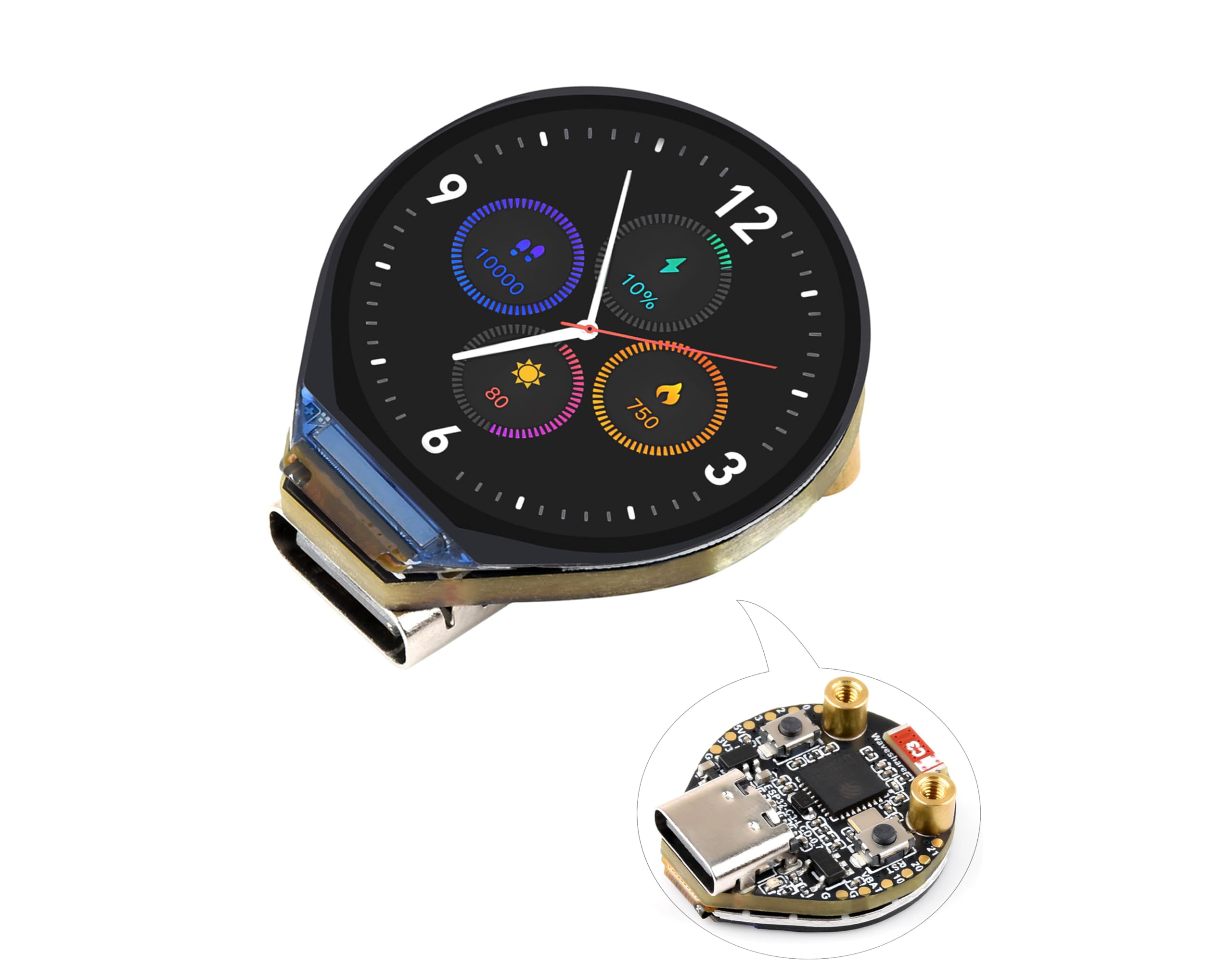 Amazon.com: ESP32-C3 Development Board with 0.71inch Round Display ...