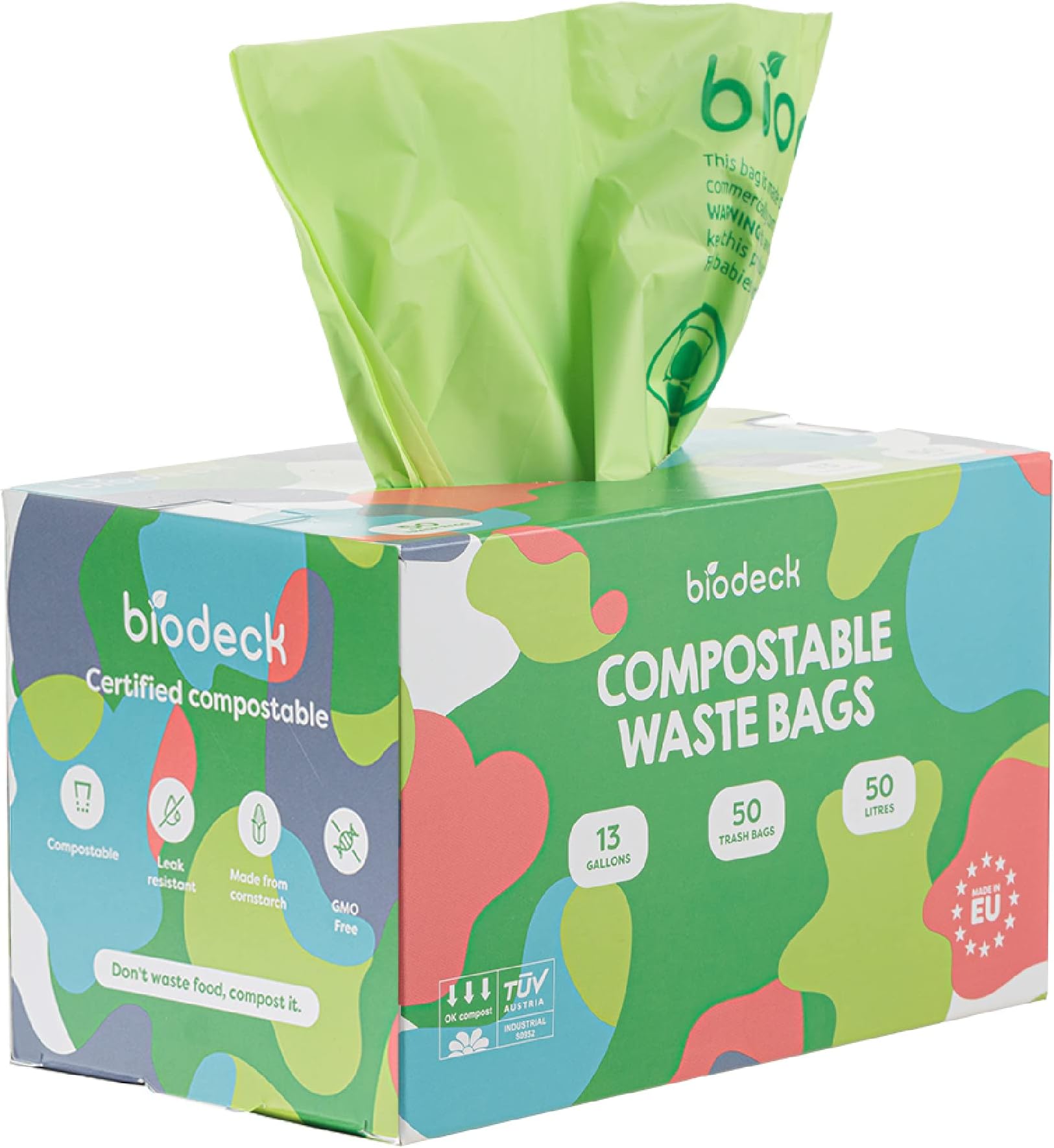 Amazon.com: Eco-Friendly Champion: 13 Gallon / 50L Fully Compostable ...