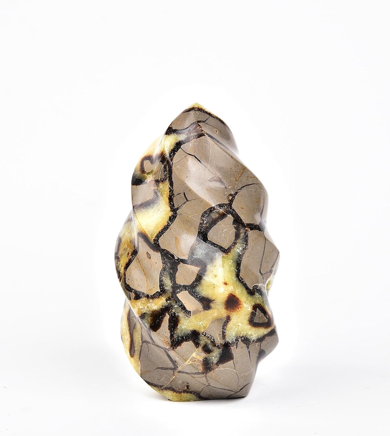 Amazon.com: AMOYSTONE Septarian Gemstone Flame Tower Large Decorative ...