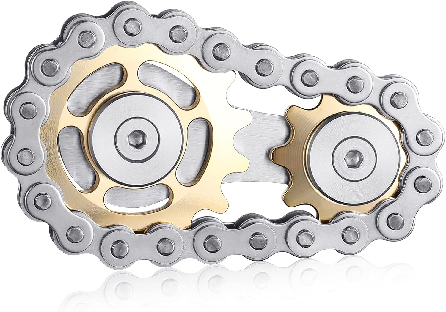 Amazon.com: Gatwey Sprockets Chain Fidget Toys Metal Sensory Bike Chain ...