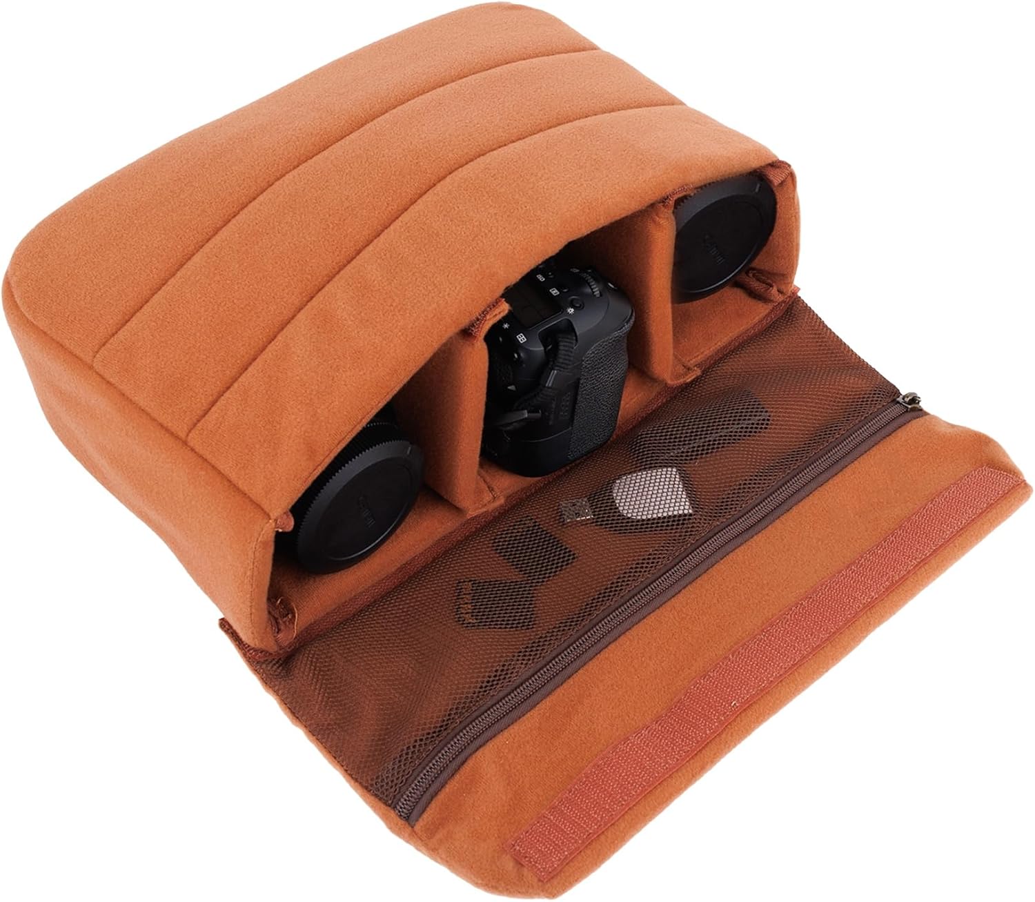 Amazon.com : KINCHYGO, Padded Camera Organizer Insert Bag – Soft ...