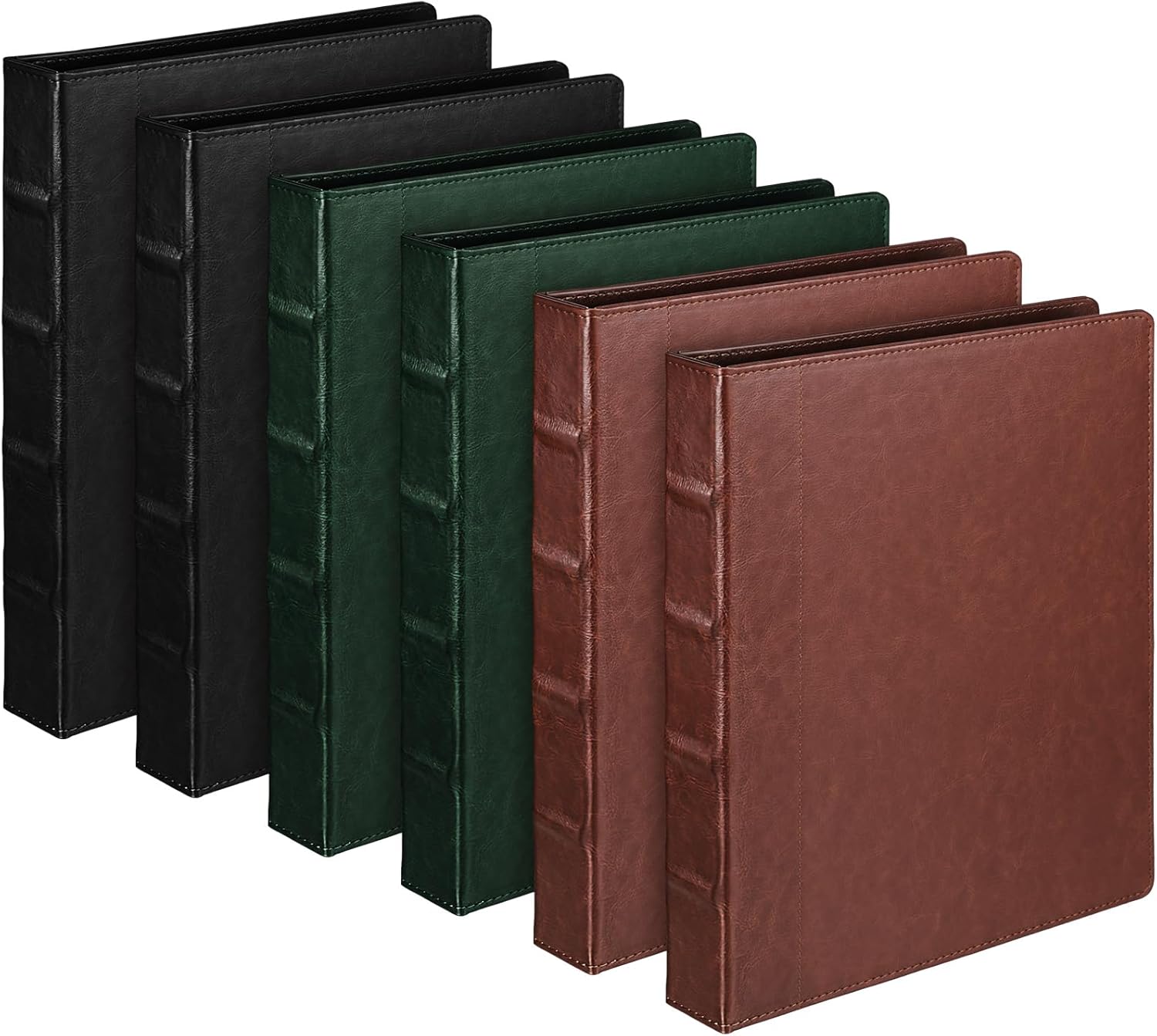 Open Goal Franklin Covey Classic 7-Ring Black Full Grain Leather Binder ...