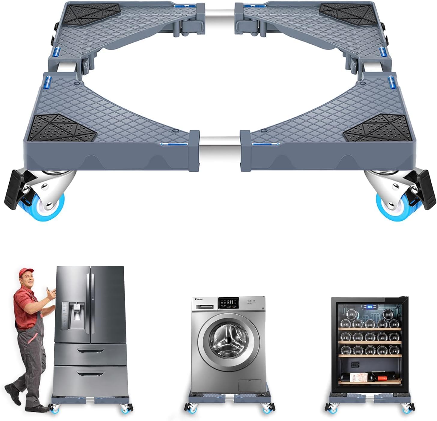 Amazon.com: Aichiller Adjustable Fridge Stand Multifunctional Movable ...