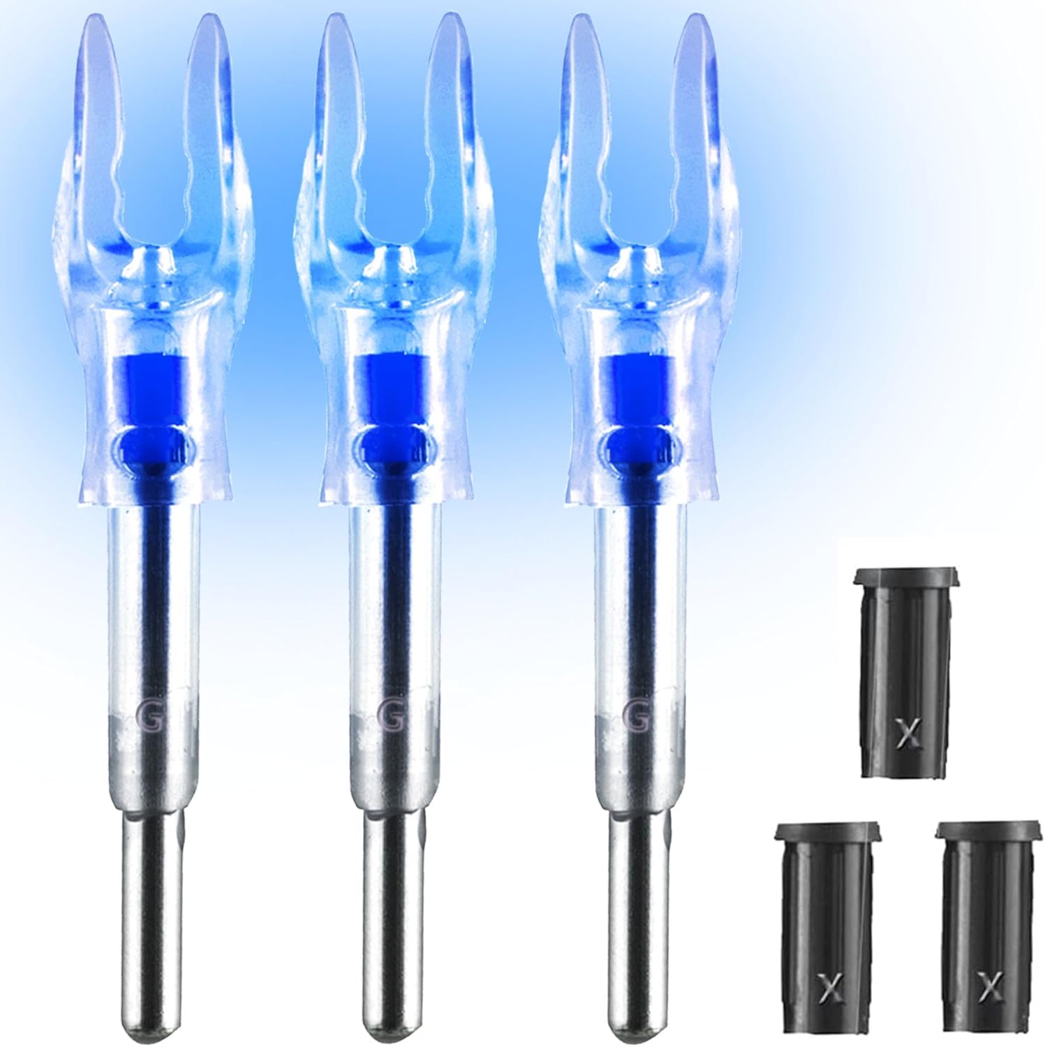 Amazon.com : KEAUP G/4.2mm Lighted Nocks for Arrows with .165".204 ...