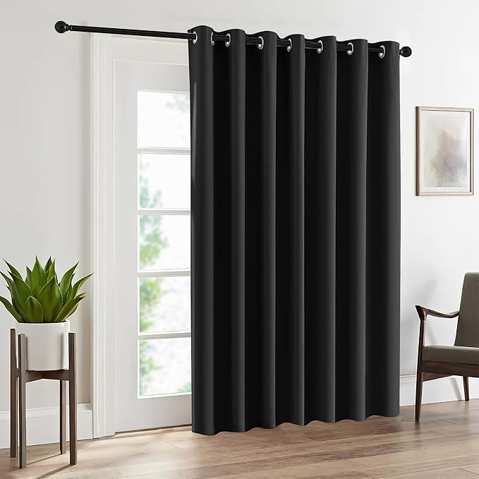 Amazon.com: RYB HOME Extra Wide Curtains Blackout - 100% Privacy ...
