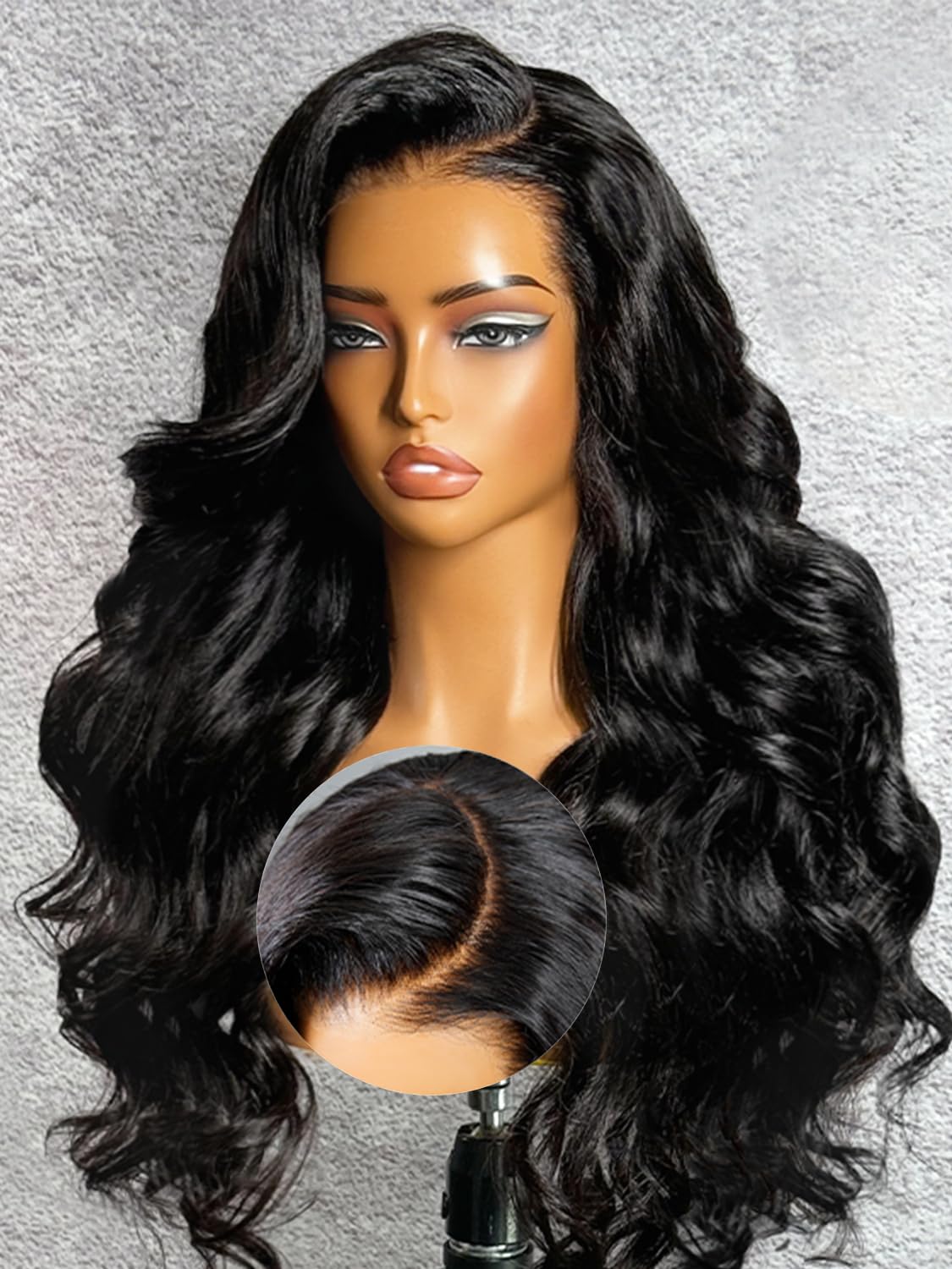Amazon.com : Ashart 22 Inch Side Part Body Wave 7X5 Wear and Go ...