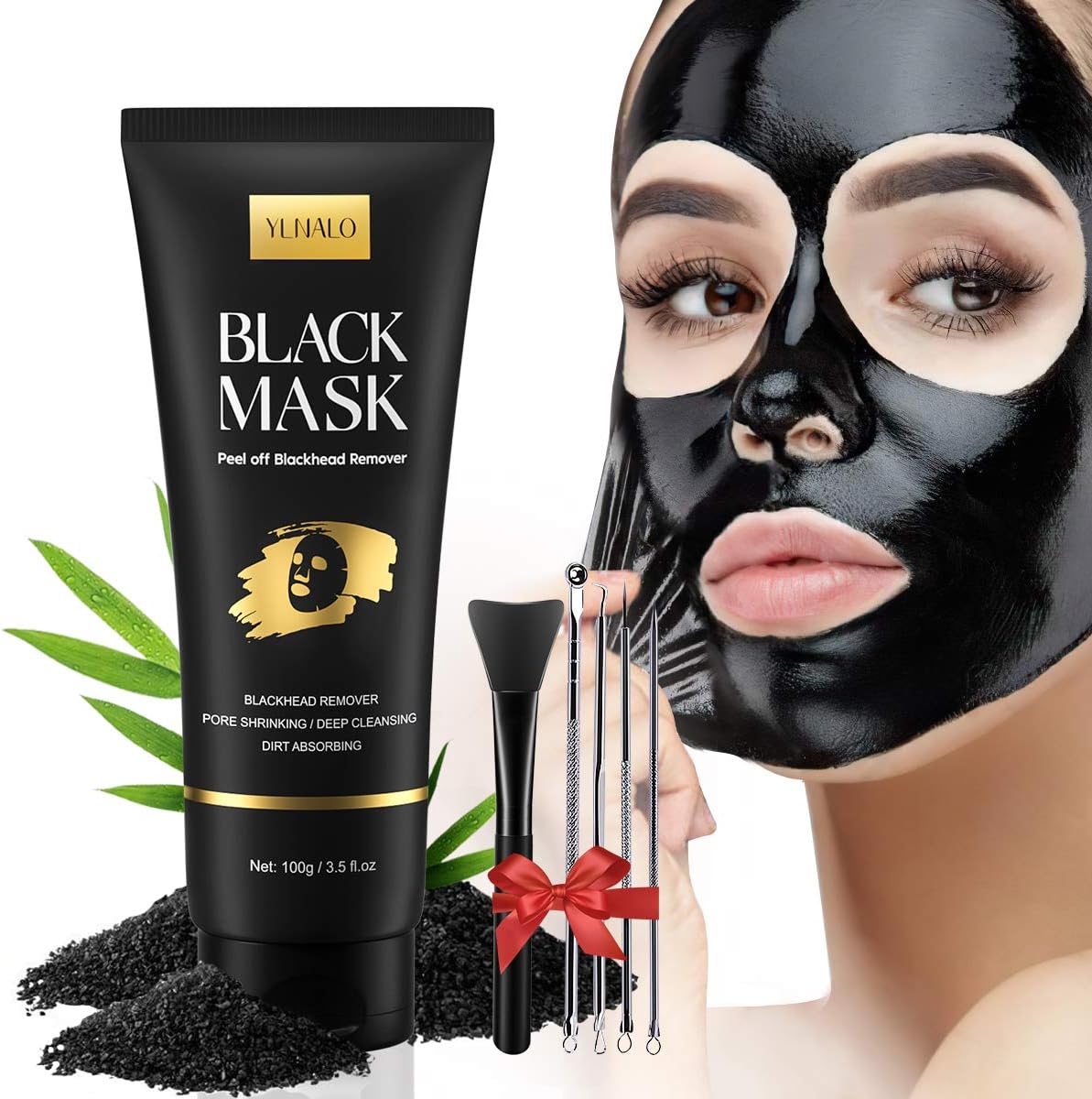 Amazon.com : YLNALO Blackhead Remover Mask Kit, Charcoal Peel Off ...