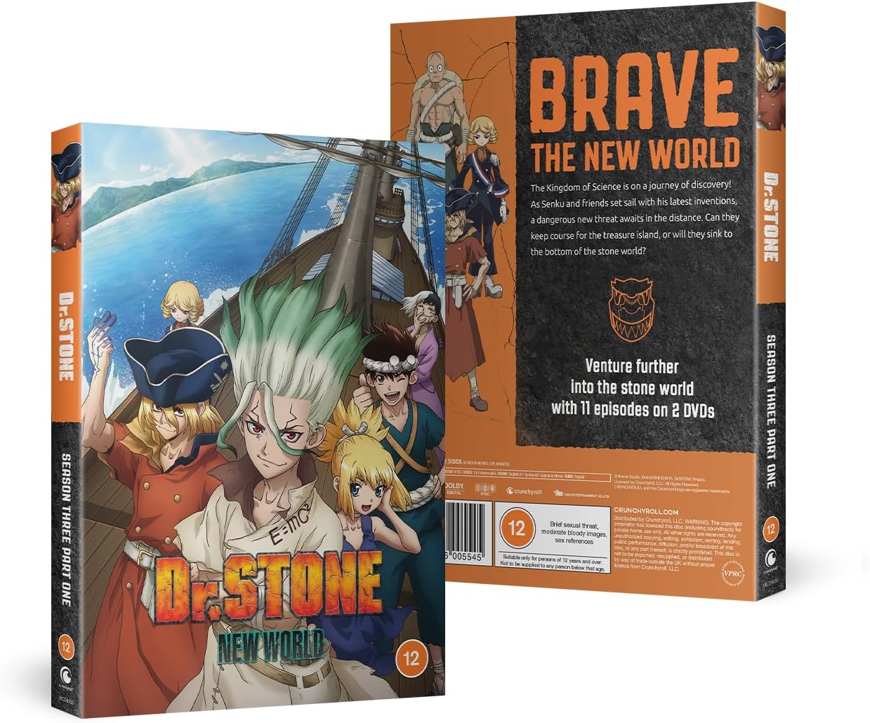 Dr. STONE - Season 3 Part 1 [DVD]: Amazon.co.uk: Yuusuke Kobayashi ...