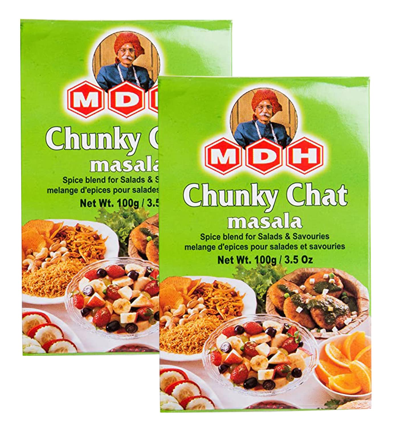 MDH Chunky Chat Masala 100g (Pack of 2) - Spice Blend For Salads ...