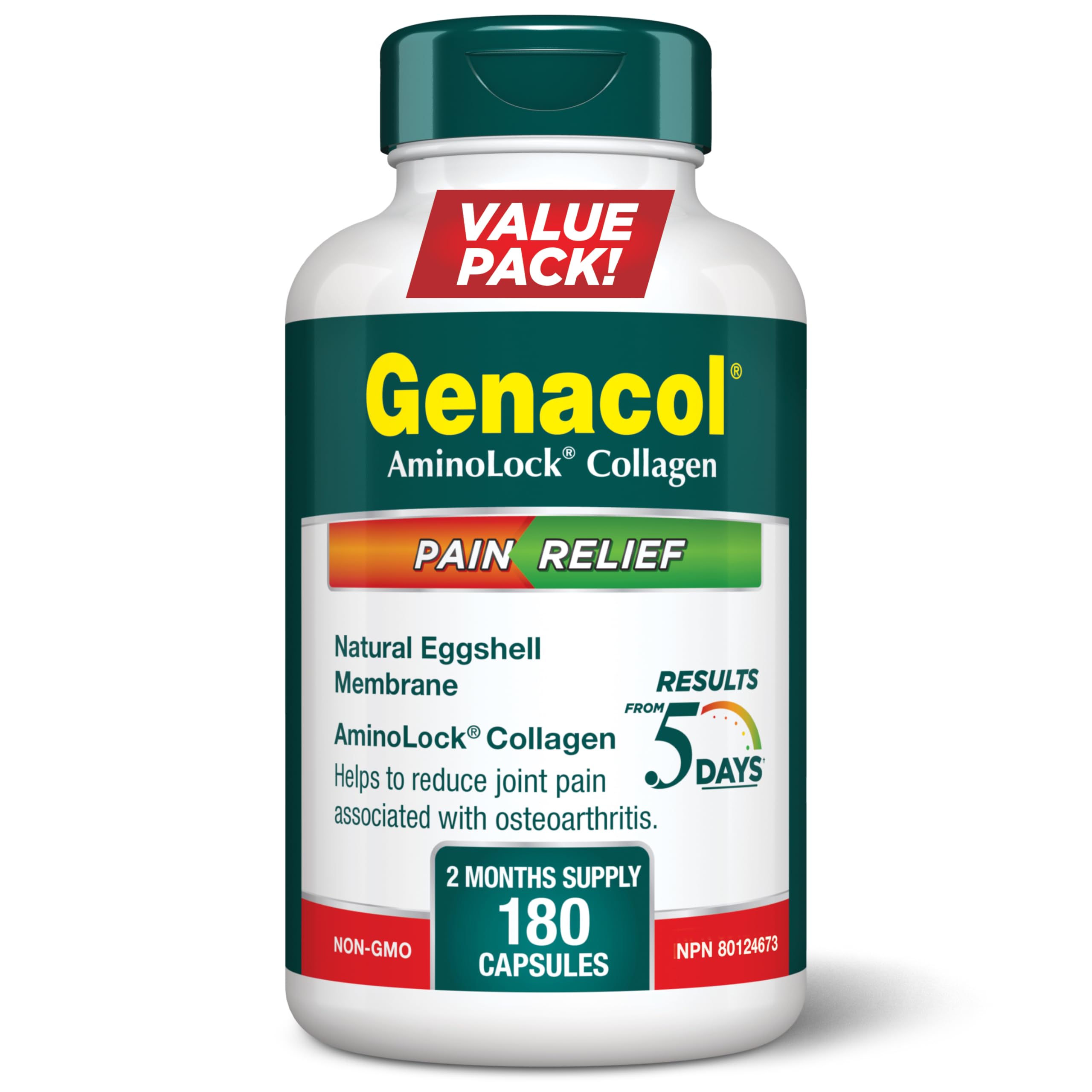 Genacol Collagen Peptides & Natural Eggshell Membrane Supplement | Feel ...