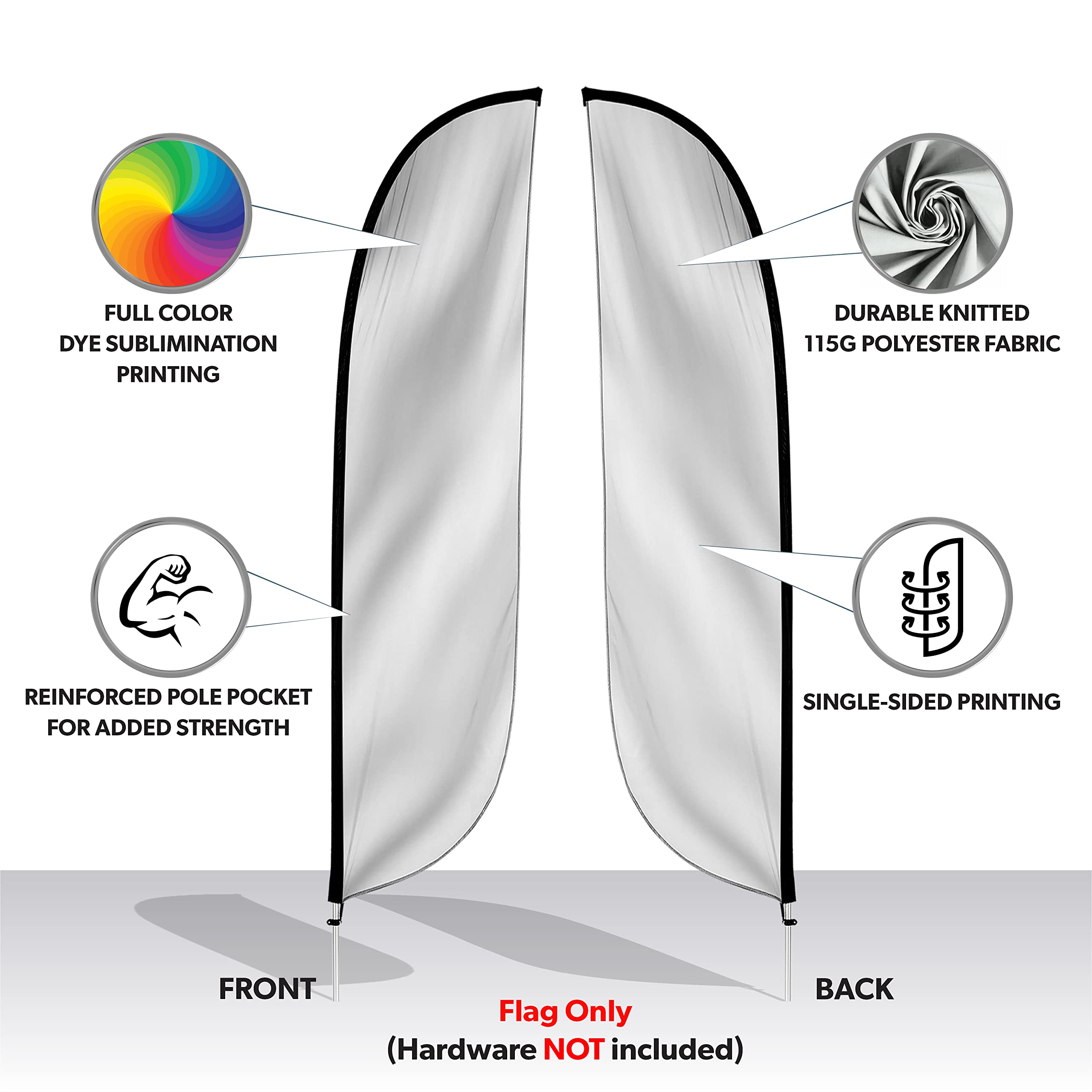 Snapklik.com : LookOurWay Feather Flag Banner - 12 Feet Tall ...