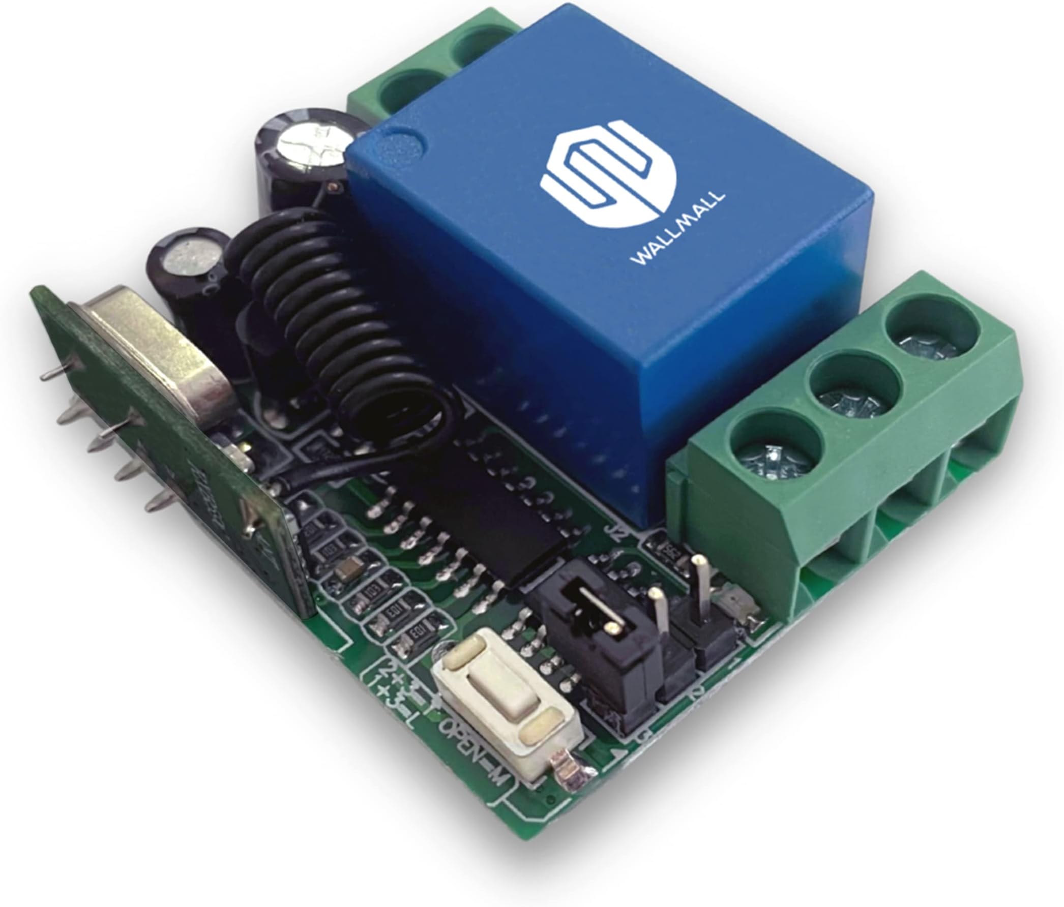WALLMALL® - KIT APRIPORTA RICEVENTE INTERRUTTORE WIRELESS RF 433 MHZ ...