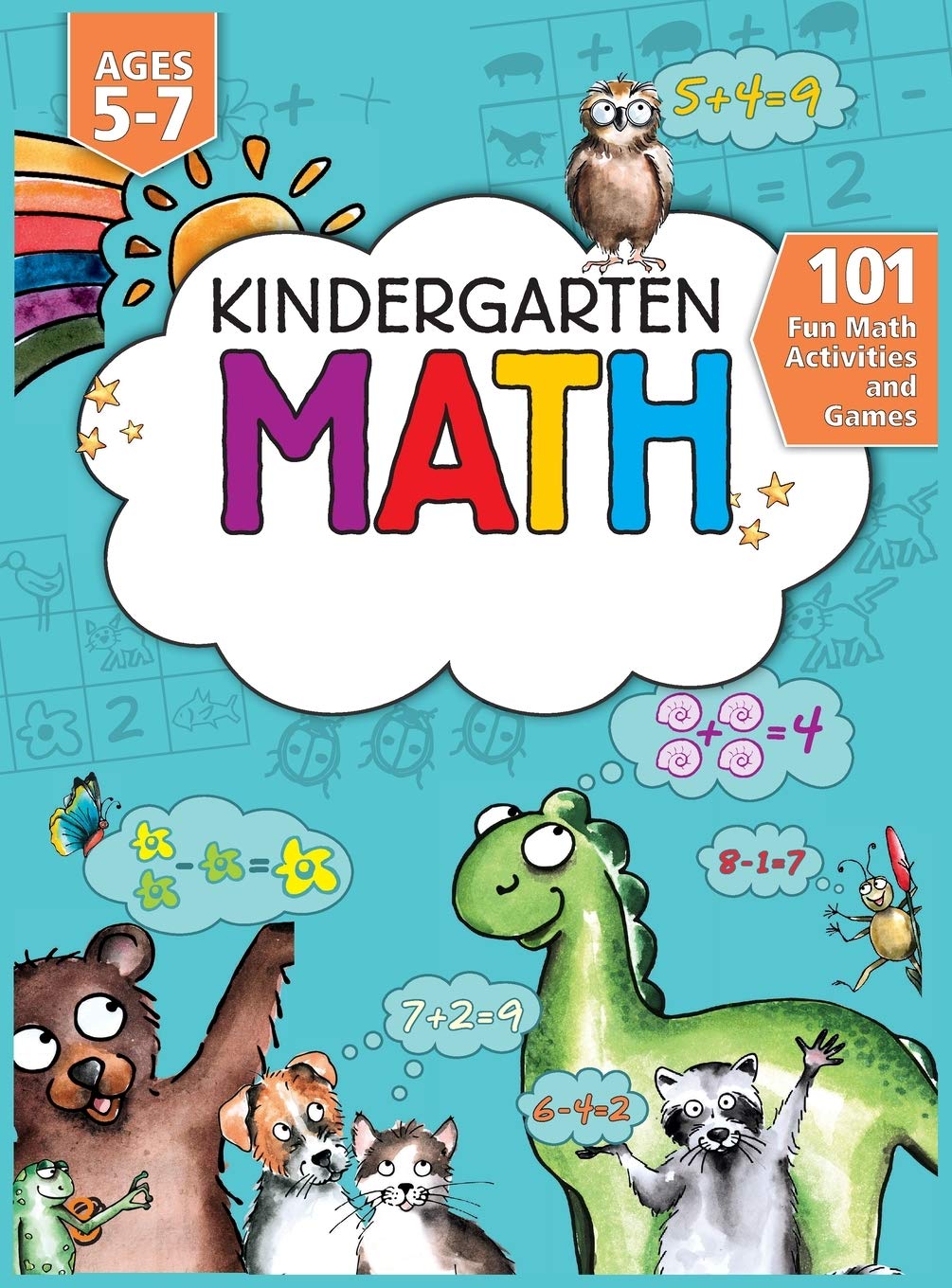 Buy Kindergarten Math Workbook: 101 Fun Math Activities and Games ...
